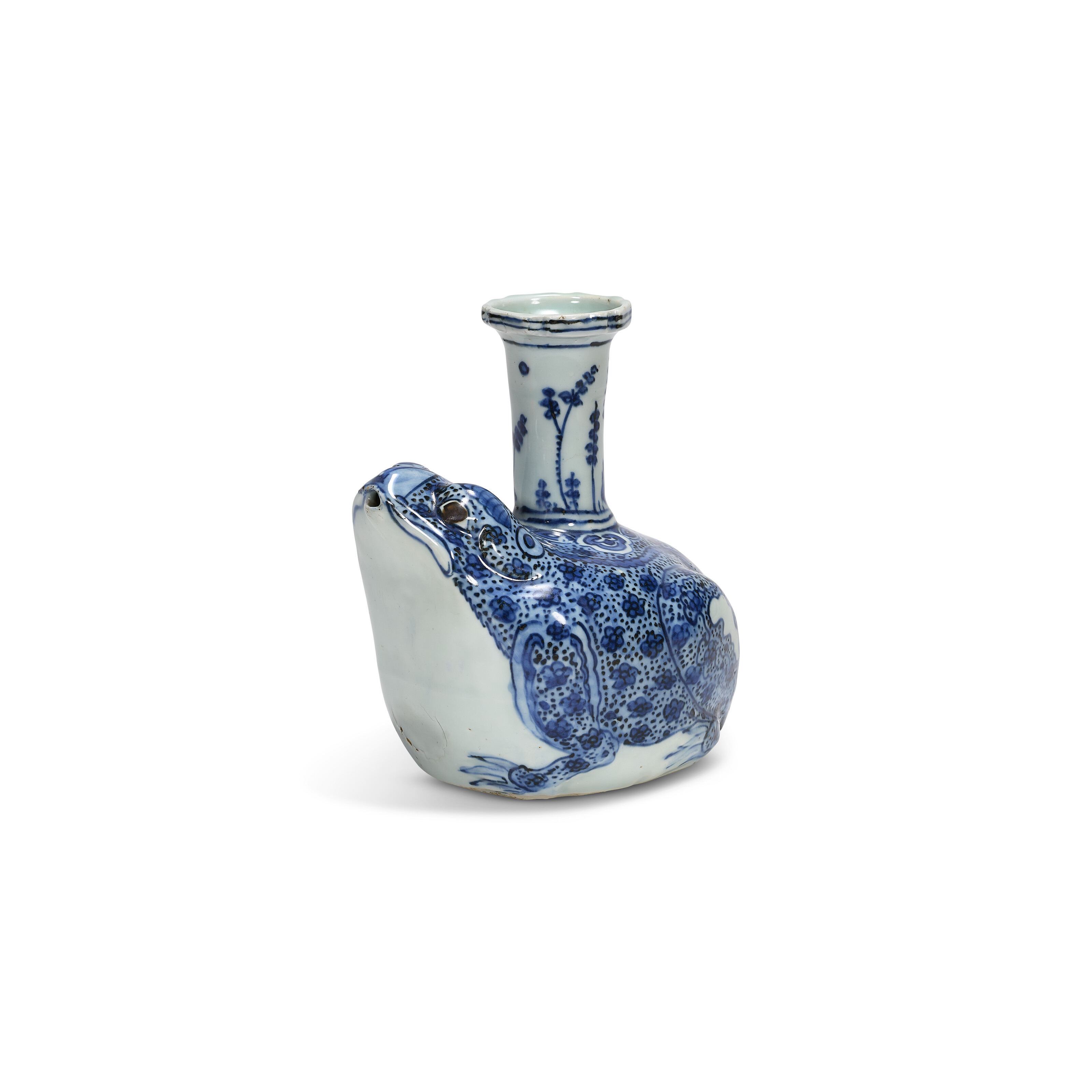 A BLUE AND WHITE FROG-FORM KENDI, WANLI PERIOD (1573-1620) | Christie’s