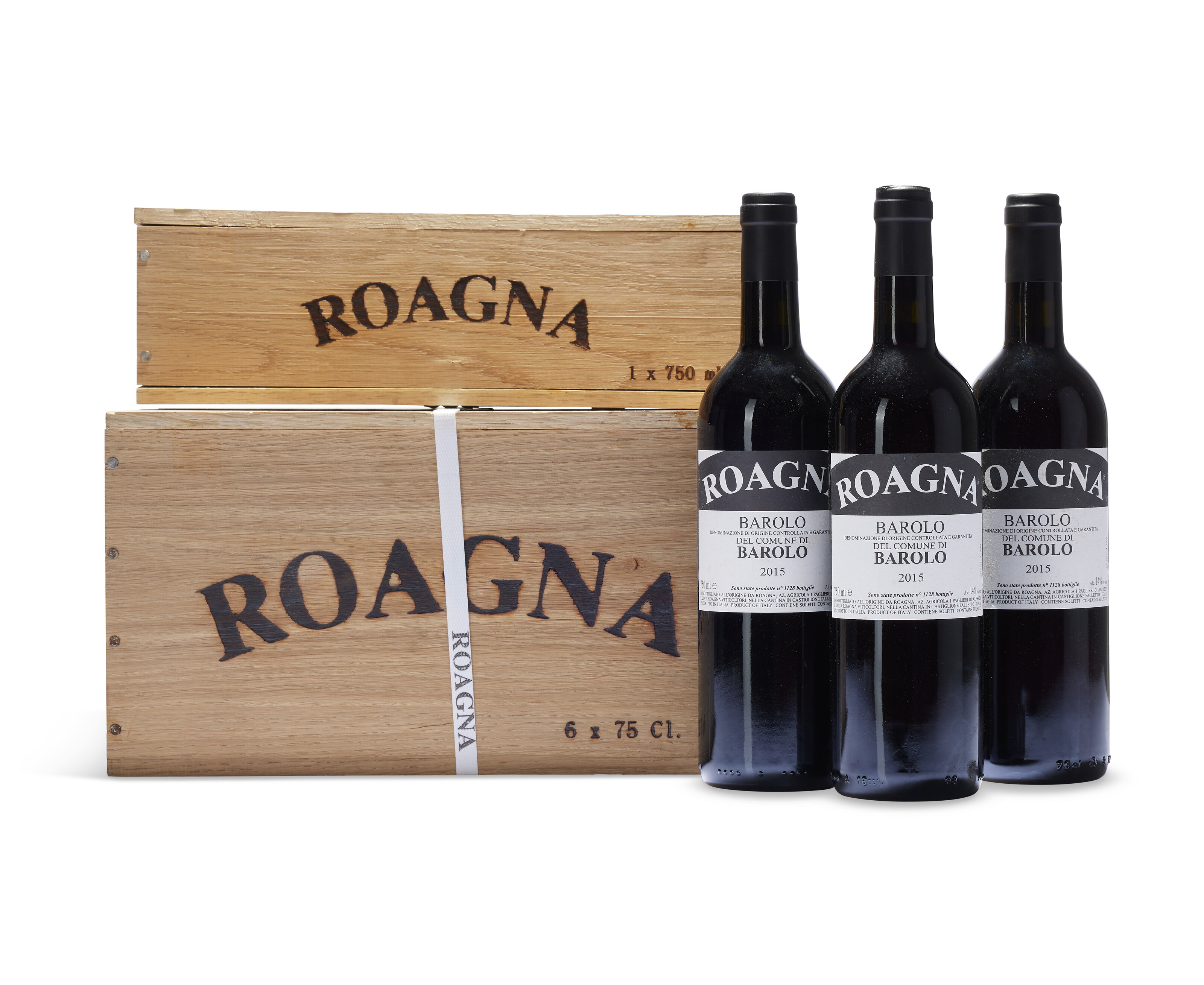 Roagna, Barolo del Comune di Barolo 2015, Lightly bin-soiled labels ...