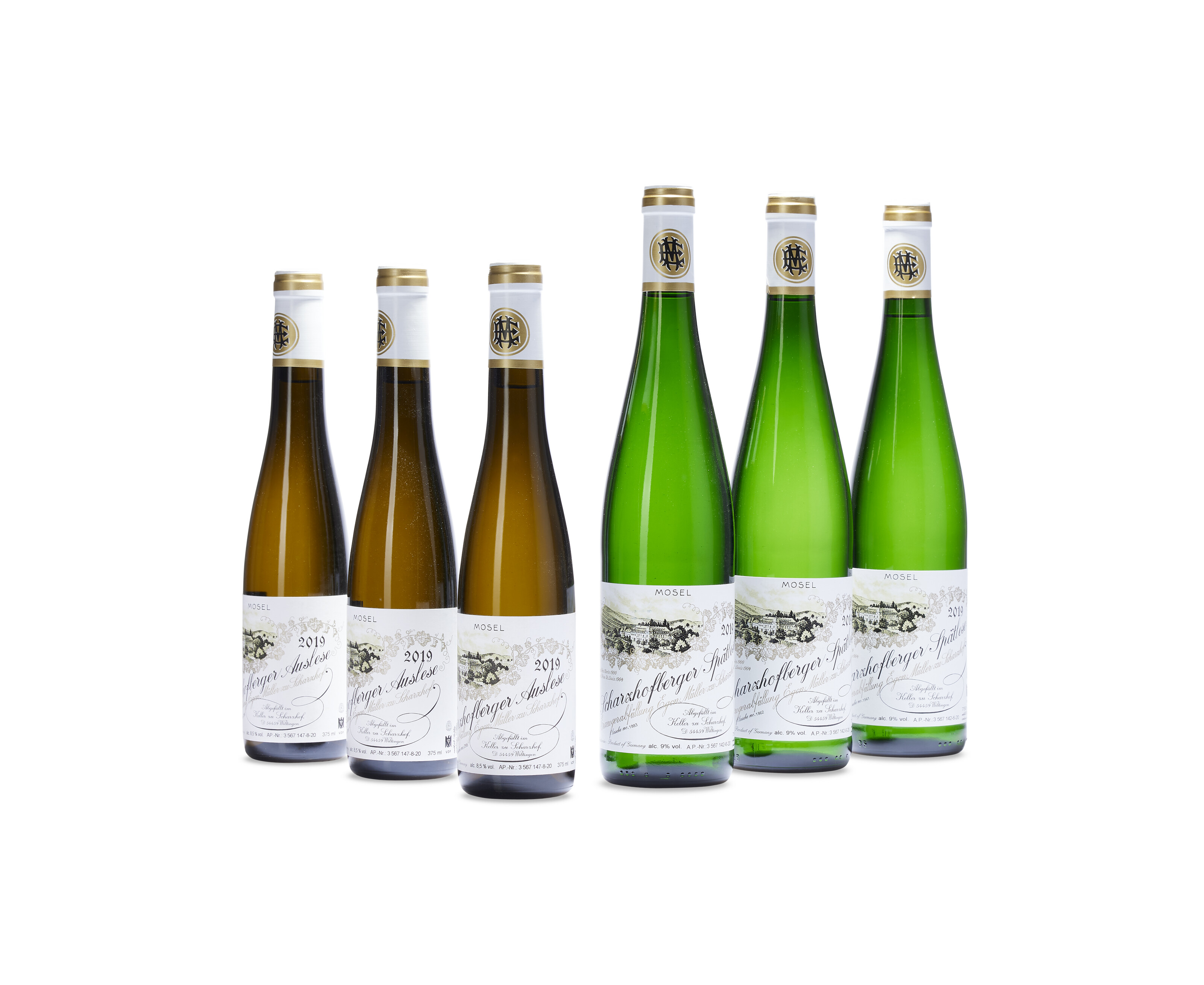 Egon Muller, Scharzhofberger Riesling Auslese 2019, In slightly damaged ...