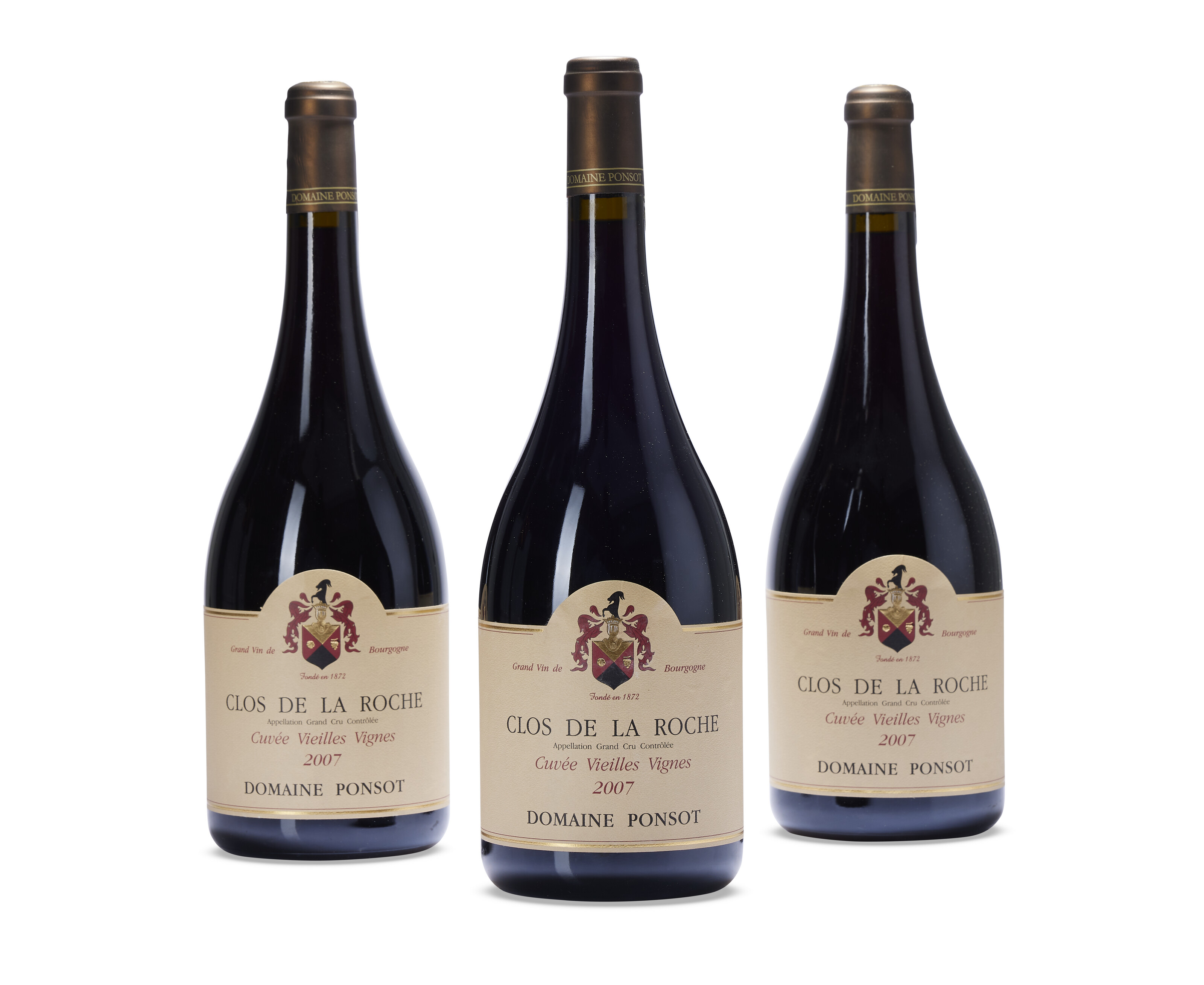 Domaine Ponsot, Clos de la Roche Cuvèe Vieilles Vignes 2007, Côte de Nuits, Grand CruMinor signs ...