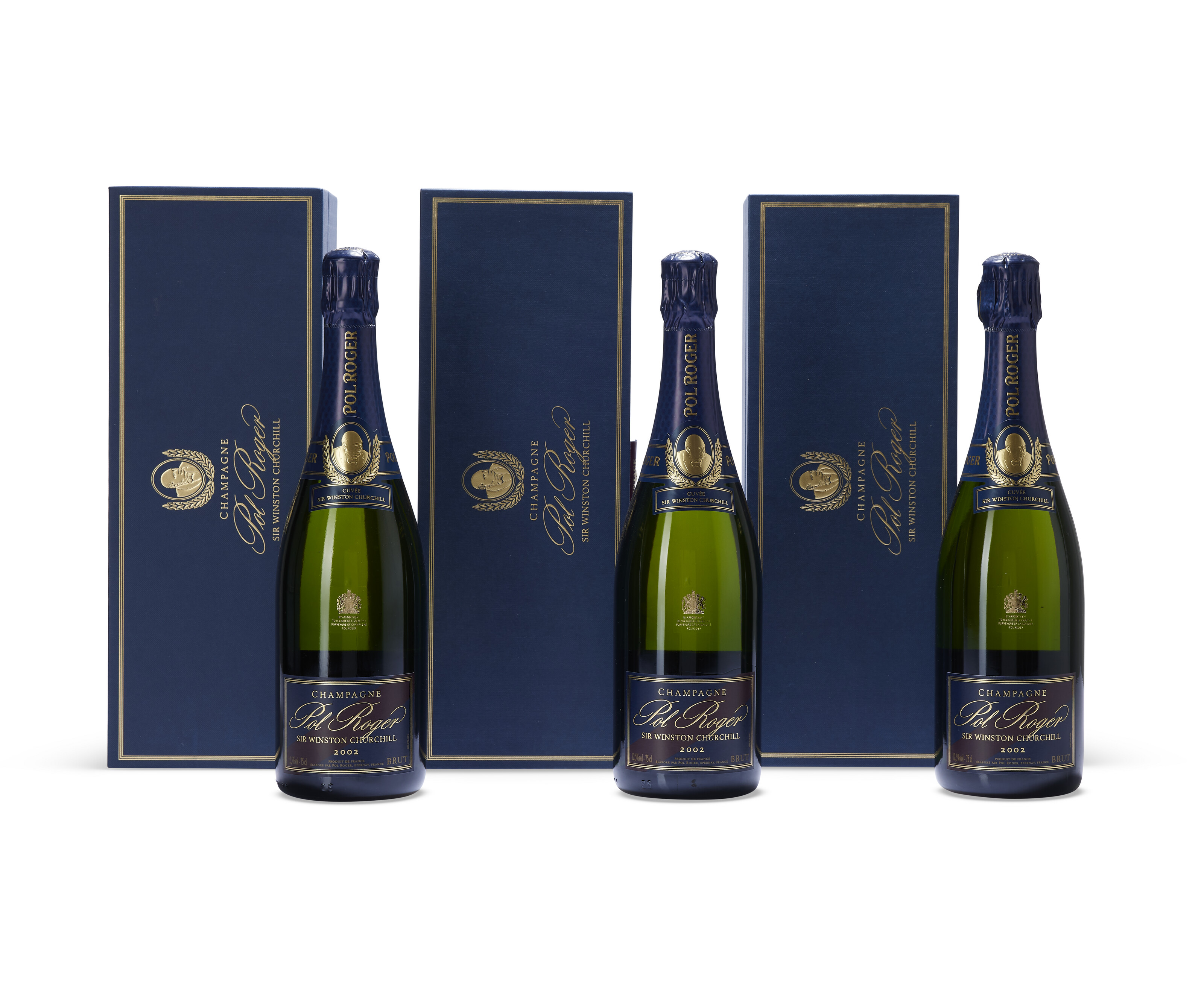 Pol Roger, Sir Winston Churchill 2002, In individual gift boxes within ...