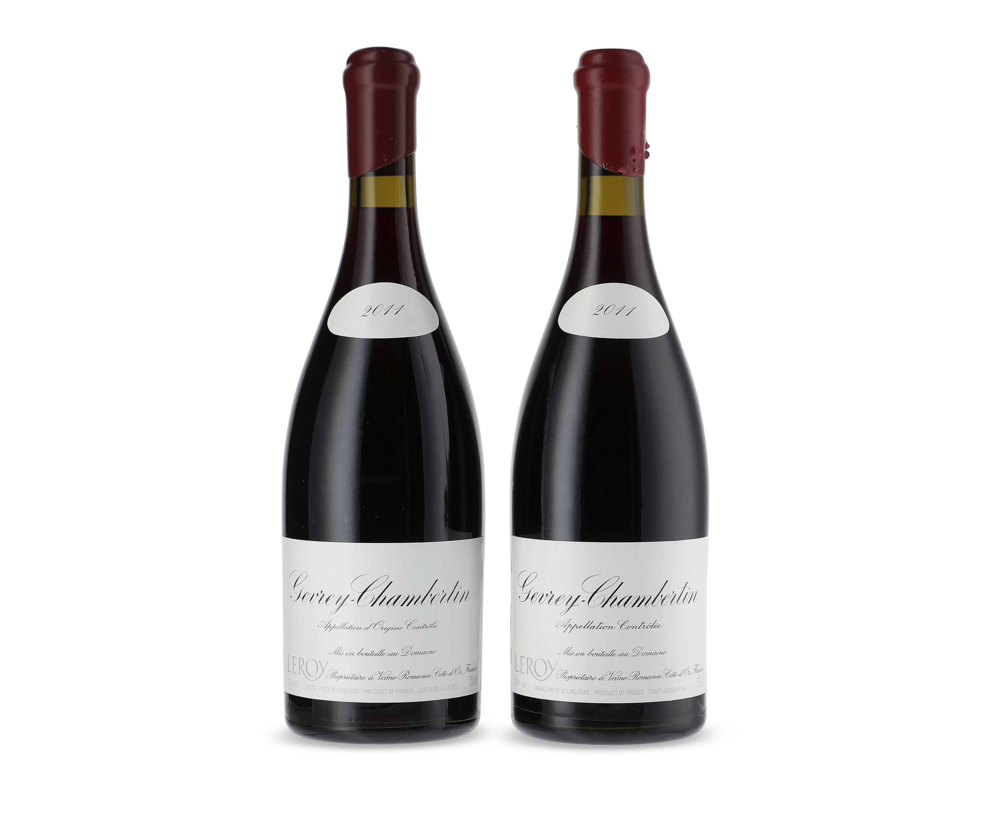 Domaine Leroy, Gevrey-Chambertin 2011, Côte de NuitsBt #s 00301, 00419 ...