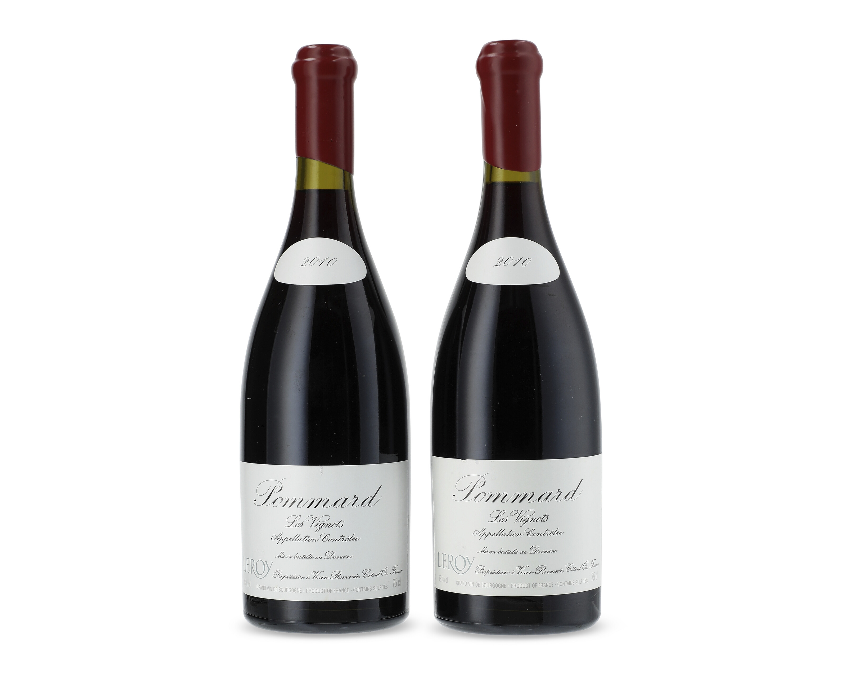 Domaine Leroy, Pommard Les Vignots 2010, Côte de BeauneBt #s 00068 and ...