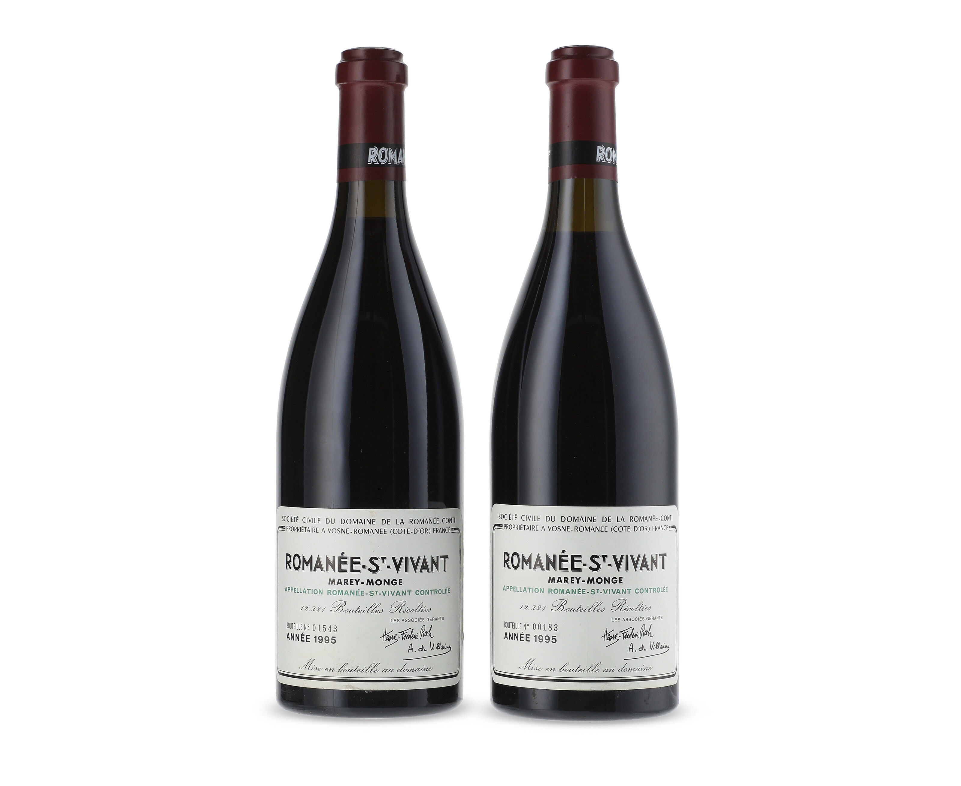 Domaine de la Romanee-Conti, Romanée-Saint-Vivant 1995, Côte de Nuits ...