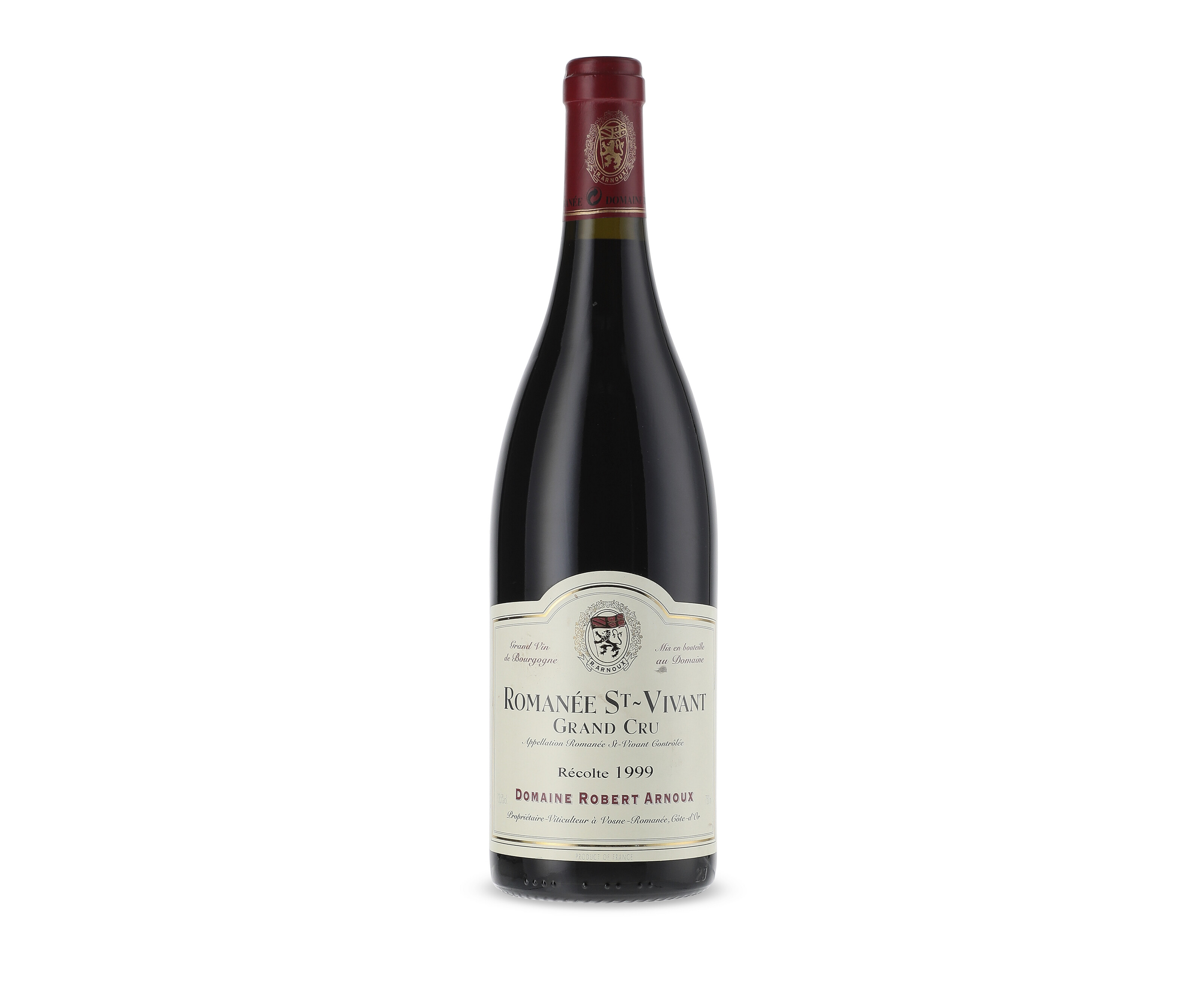 Domaine Robert Arnoux, Romanée Saint-Vivant 1999, Slightly stained ...