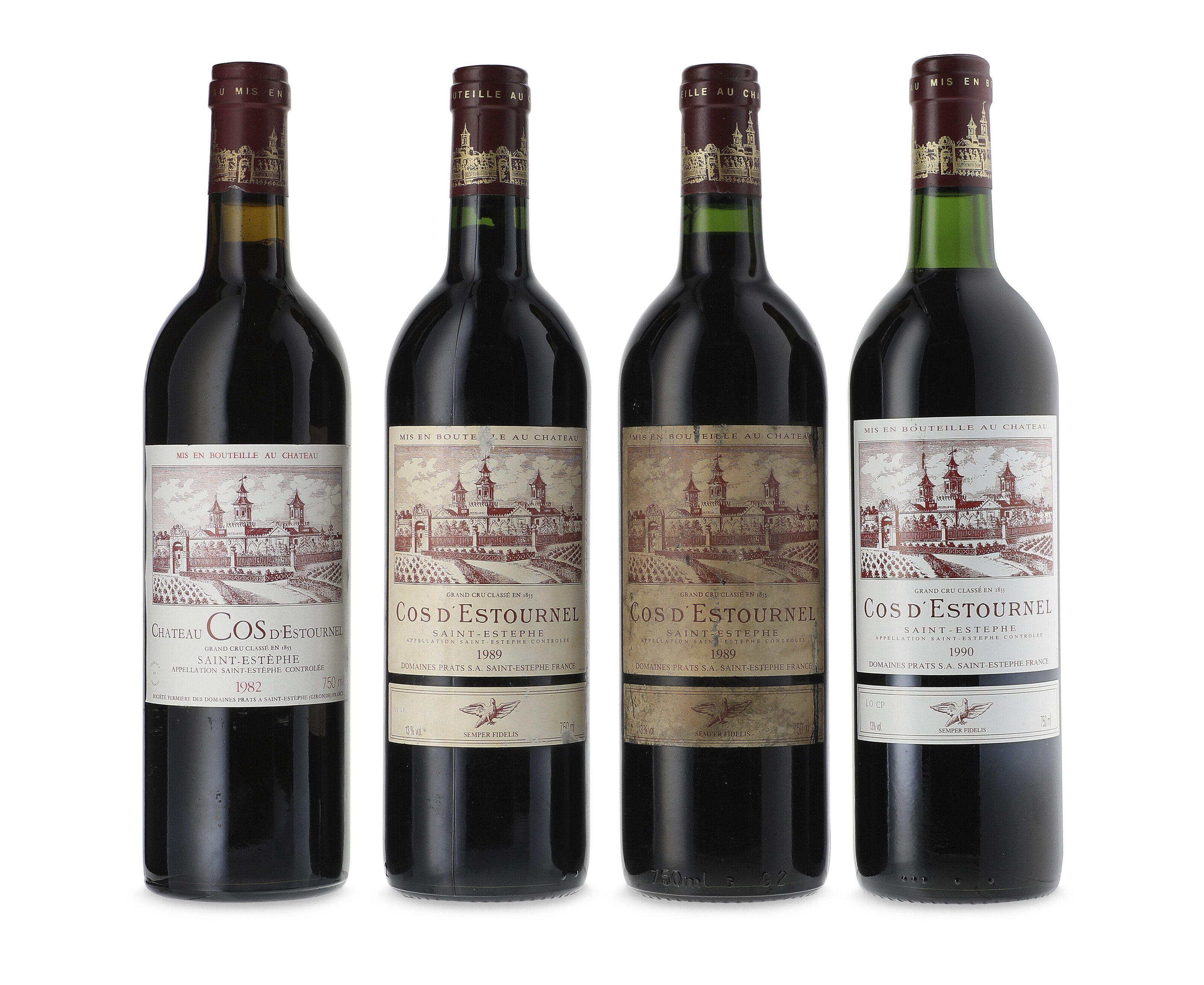 Mixed Cos d'Estournel, 1982Very slightly scuffed label (1)19891 stained ...