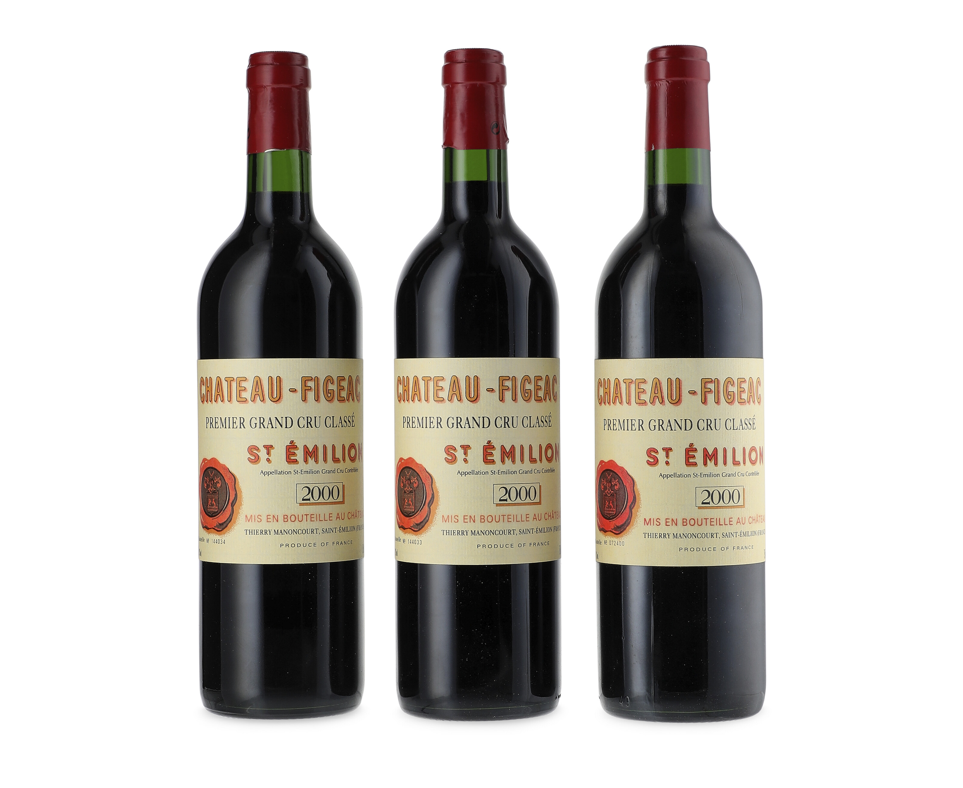 Mixed Château Figeac, 1990u. bn, damaged label, scuff and slightly ...