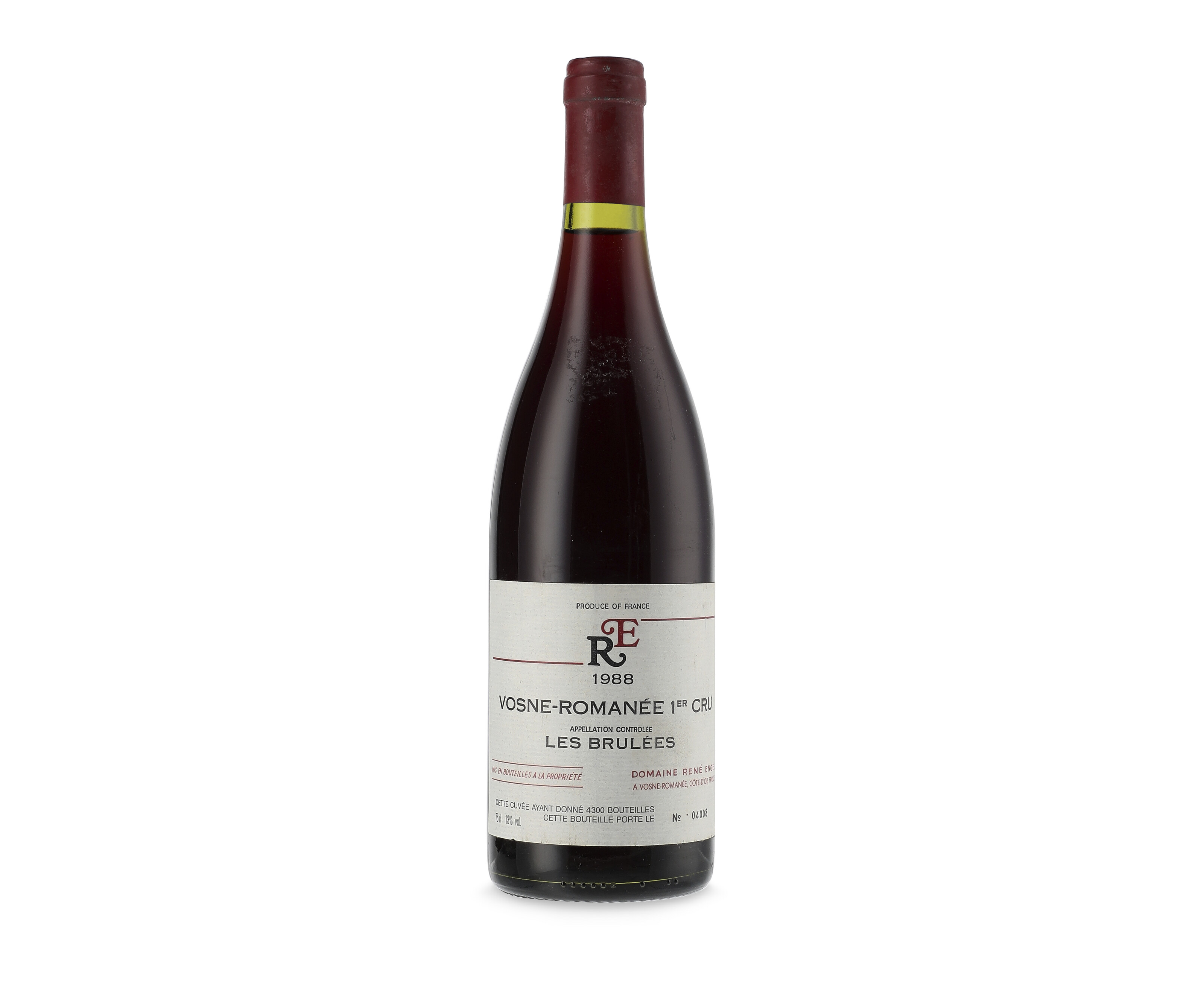 Domaine Rene Engel, Vosne-Romanée Aux Brûlées 1988, Côte de Nuits ...