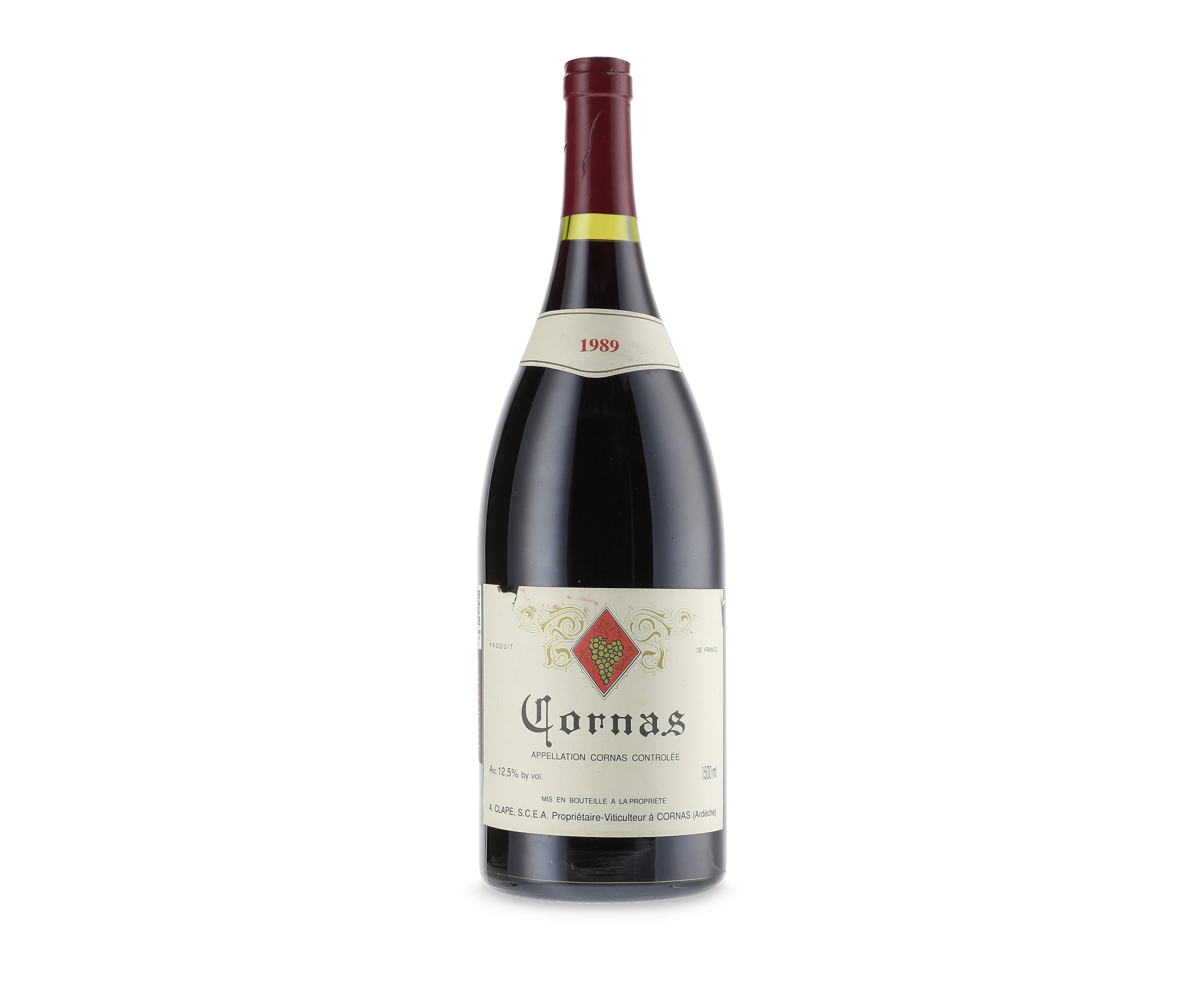 Mixed Cornas, 1989 Auguste Clape CornasSlightly stained and slightly ...