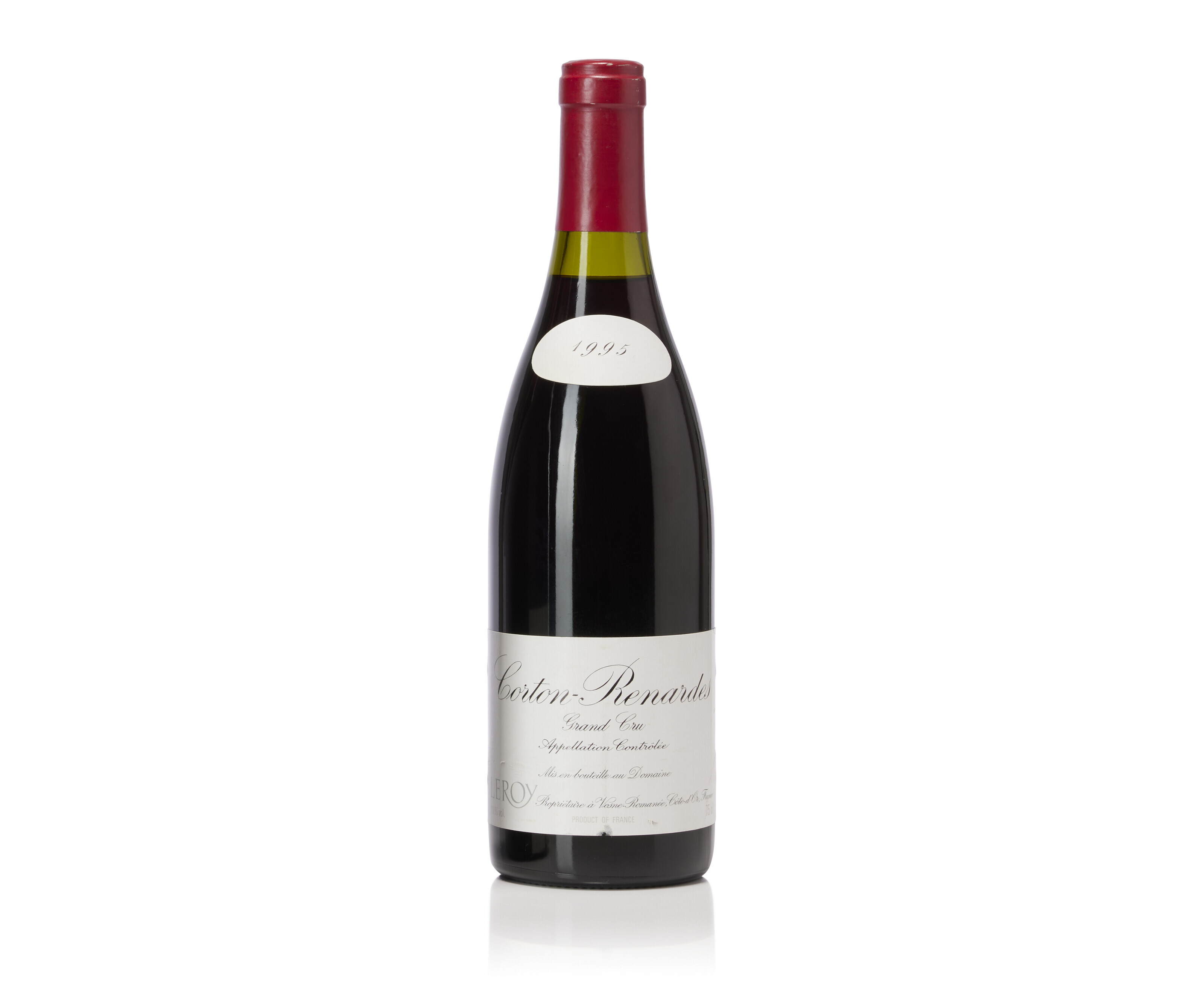 Domaine Leroy, Corton Renardes 1995, Total production: 1164 bottles ...