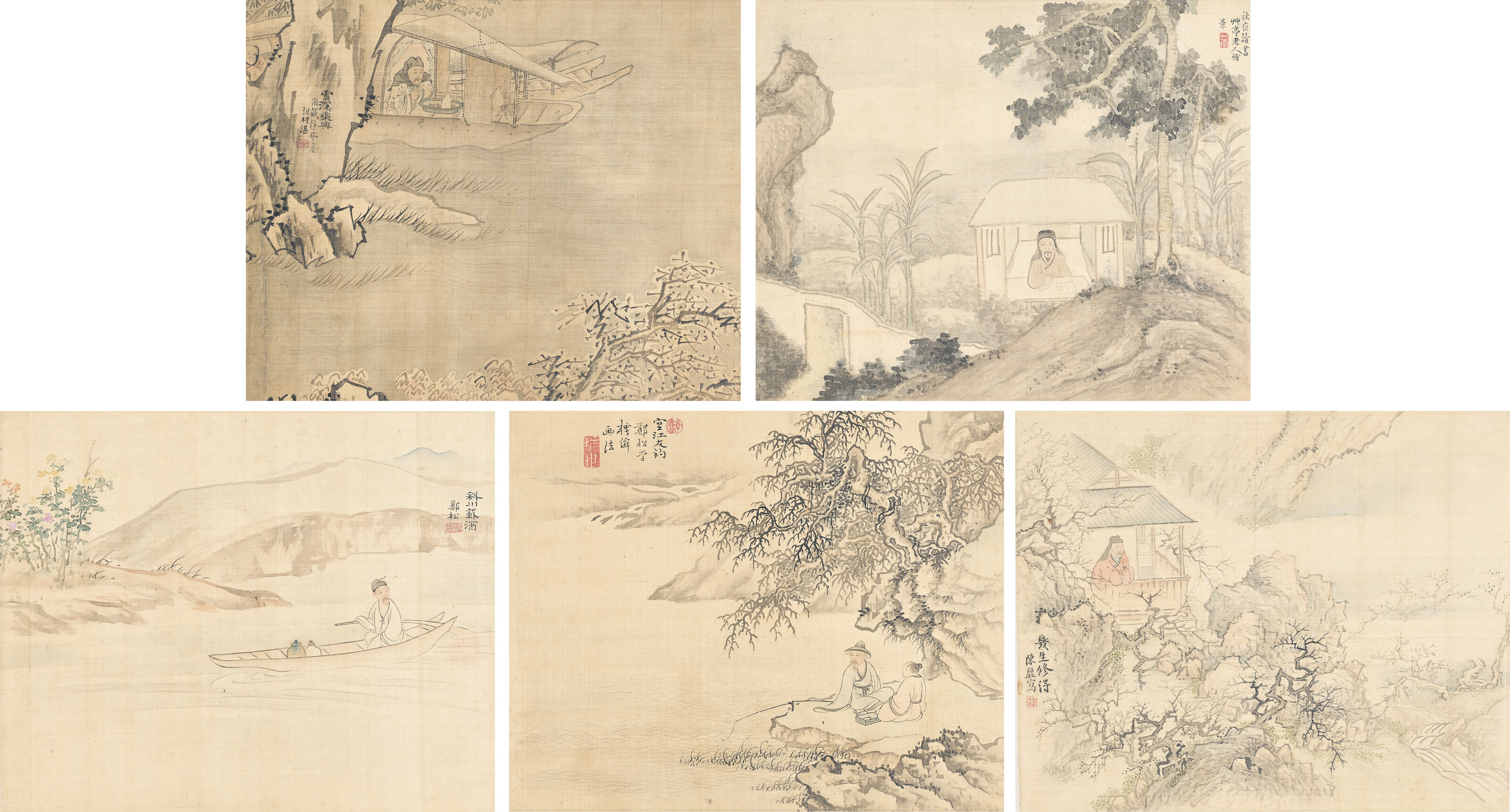 CHEN FU (17TH-18TH CENTURY), ZHENG SONG (17TH-18TH CENTURY) AND OTHERS ...