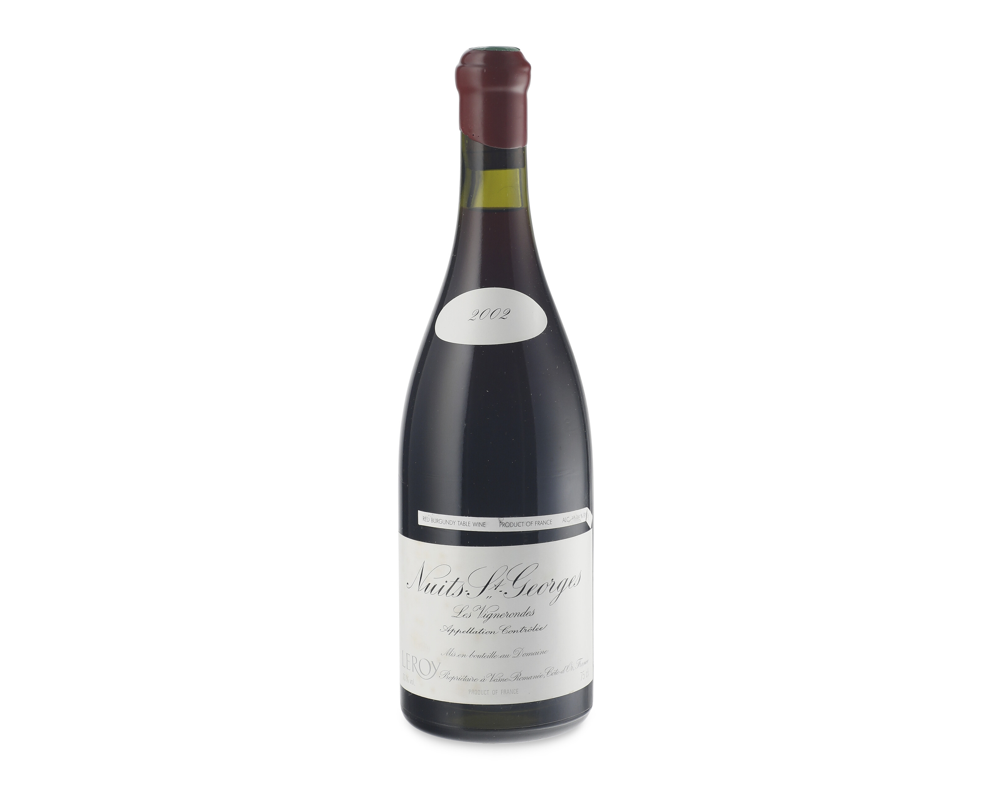 Domaine Leroy, Nuits-Saint-Georges, Les Vignerondes 2002, Côte de Nuits ...