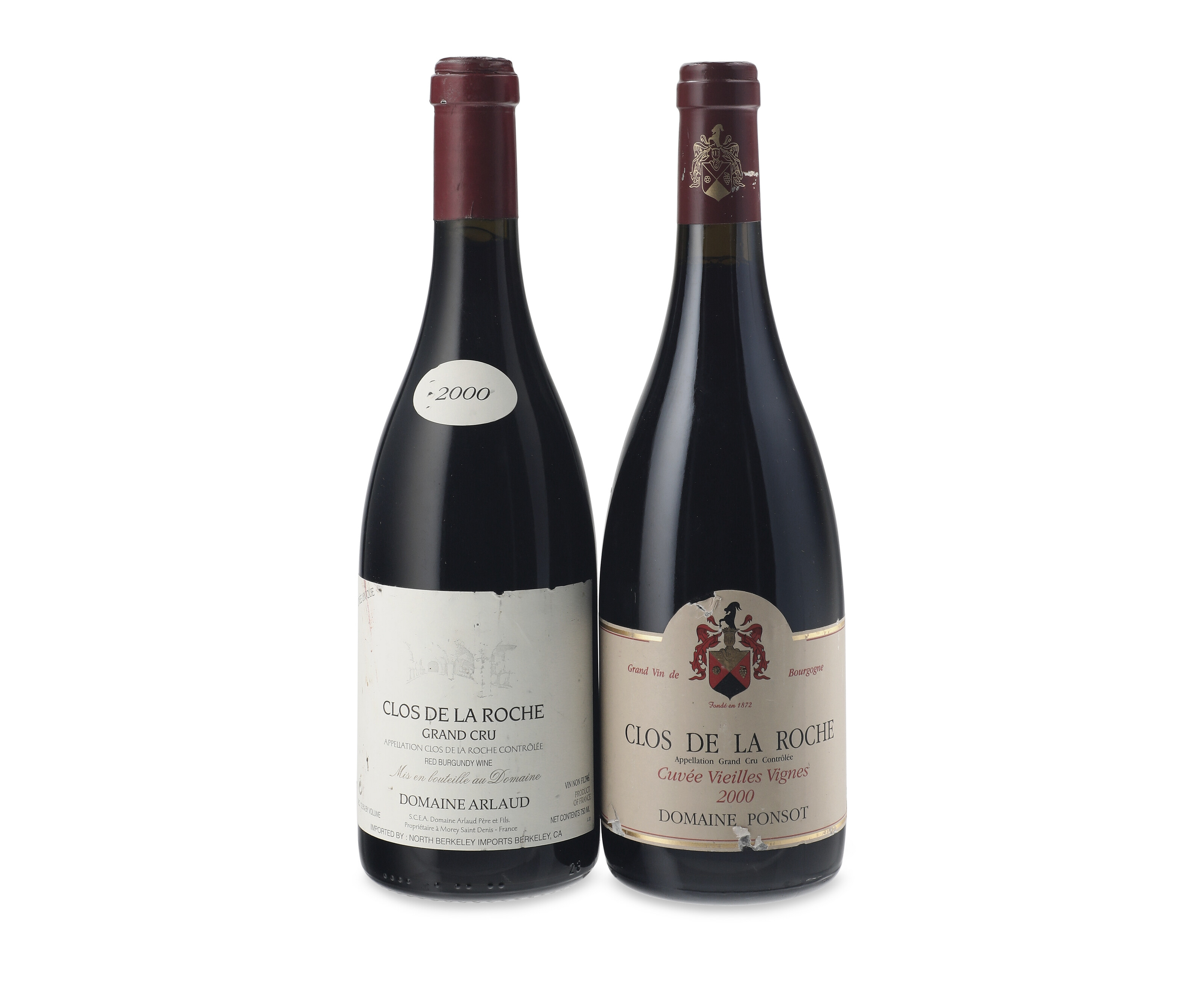 Mixed Clos de la Roche 2000, Domaine Arlaud, Clos de la Rocheslightly ...