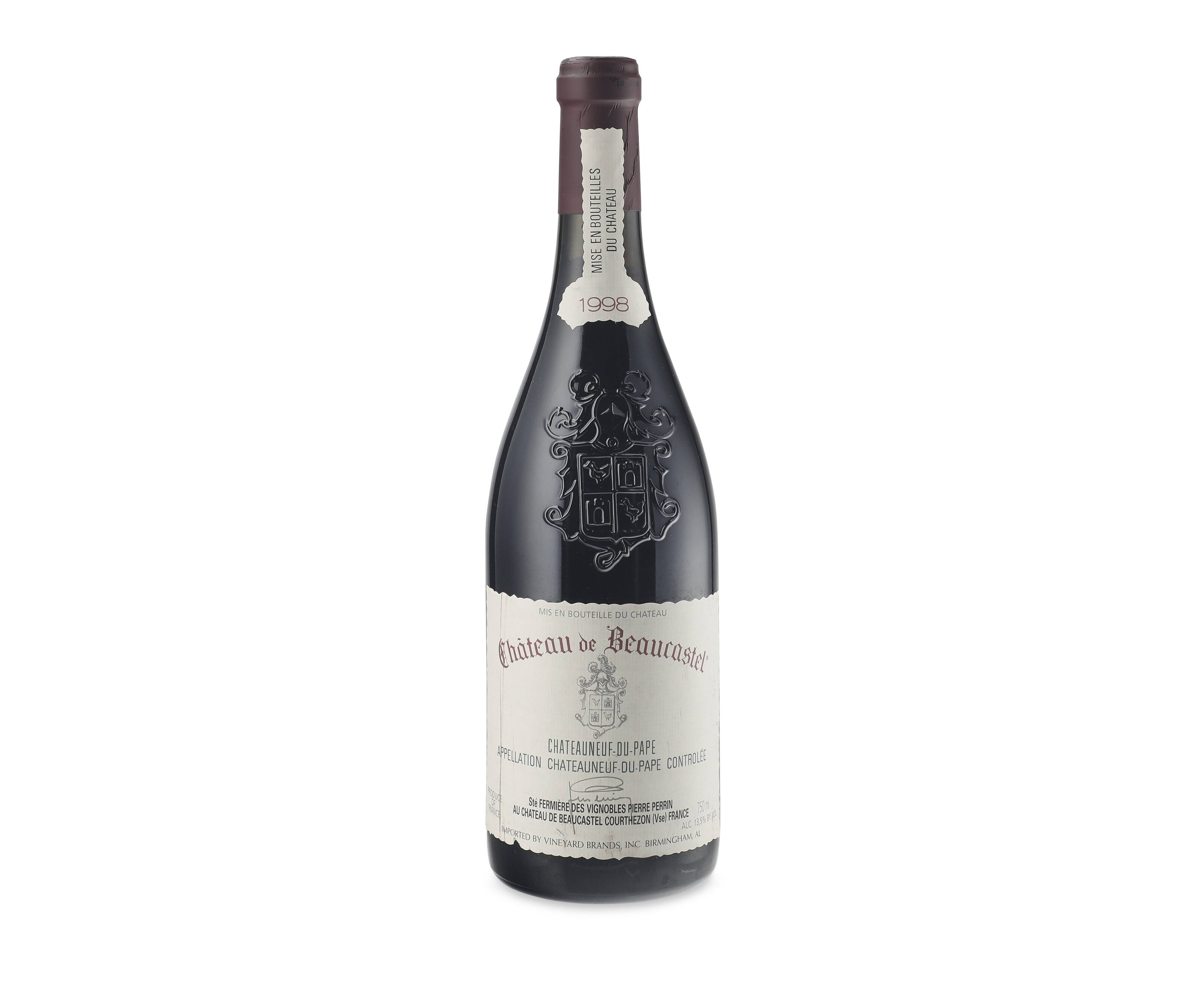 Château de Beaucastel Rouge, Châteauneuf du Pape 1998, Rhônescuffed ...