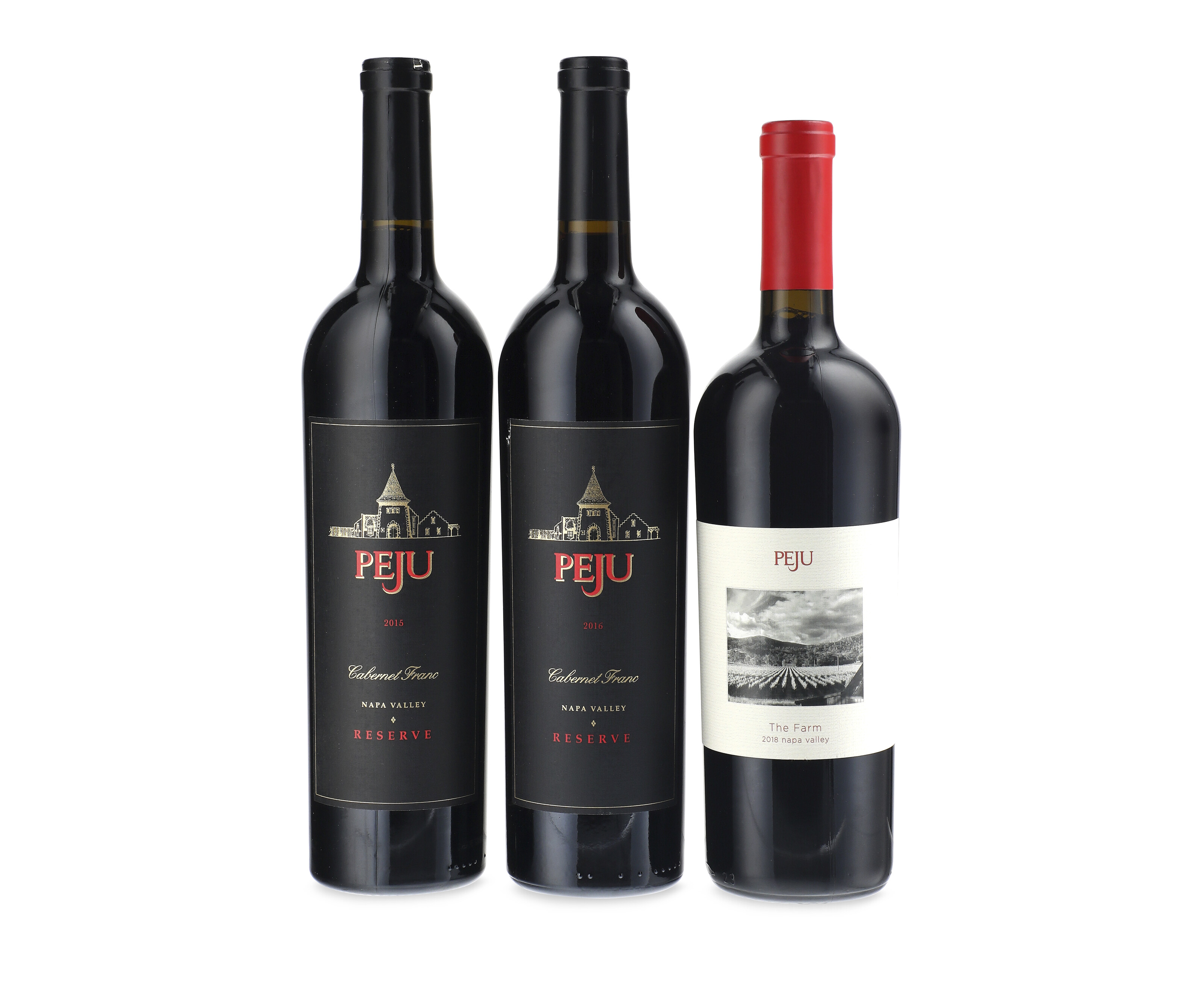 Mixed Peju, Napa Valley, Reserve Cabernet Franc 2015 (1) 2016 (1)2017 (1)Napa Valley, Cabernet ...