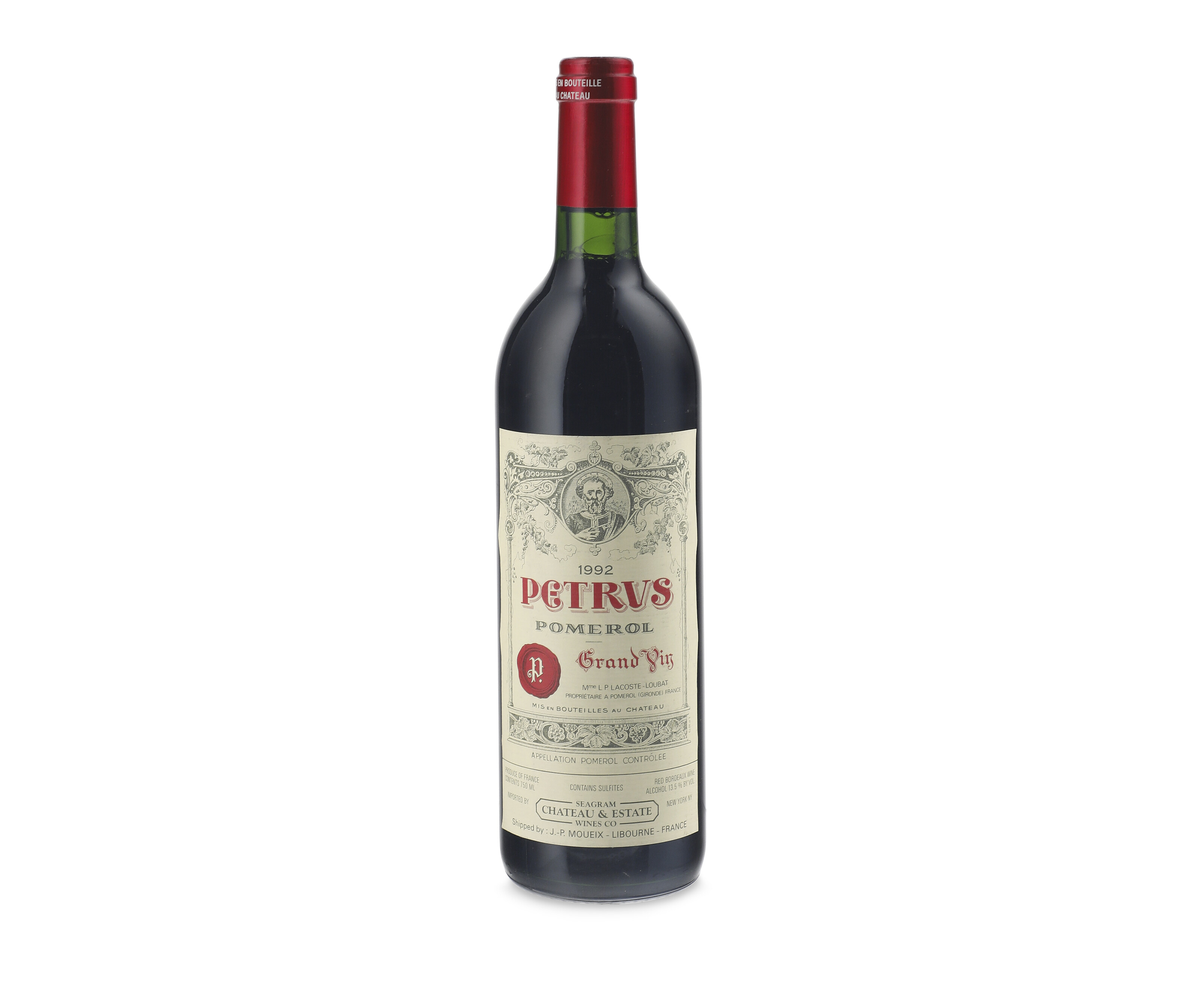 Petrus 1992, Pomerol u.4bn, 1vts, 1 nicked label | Christie’s