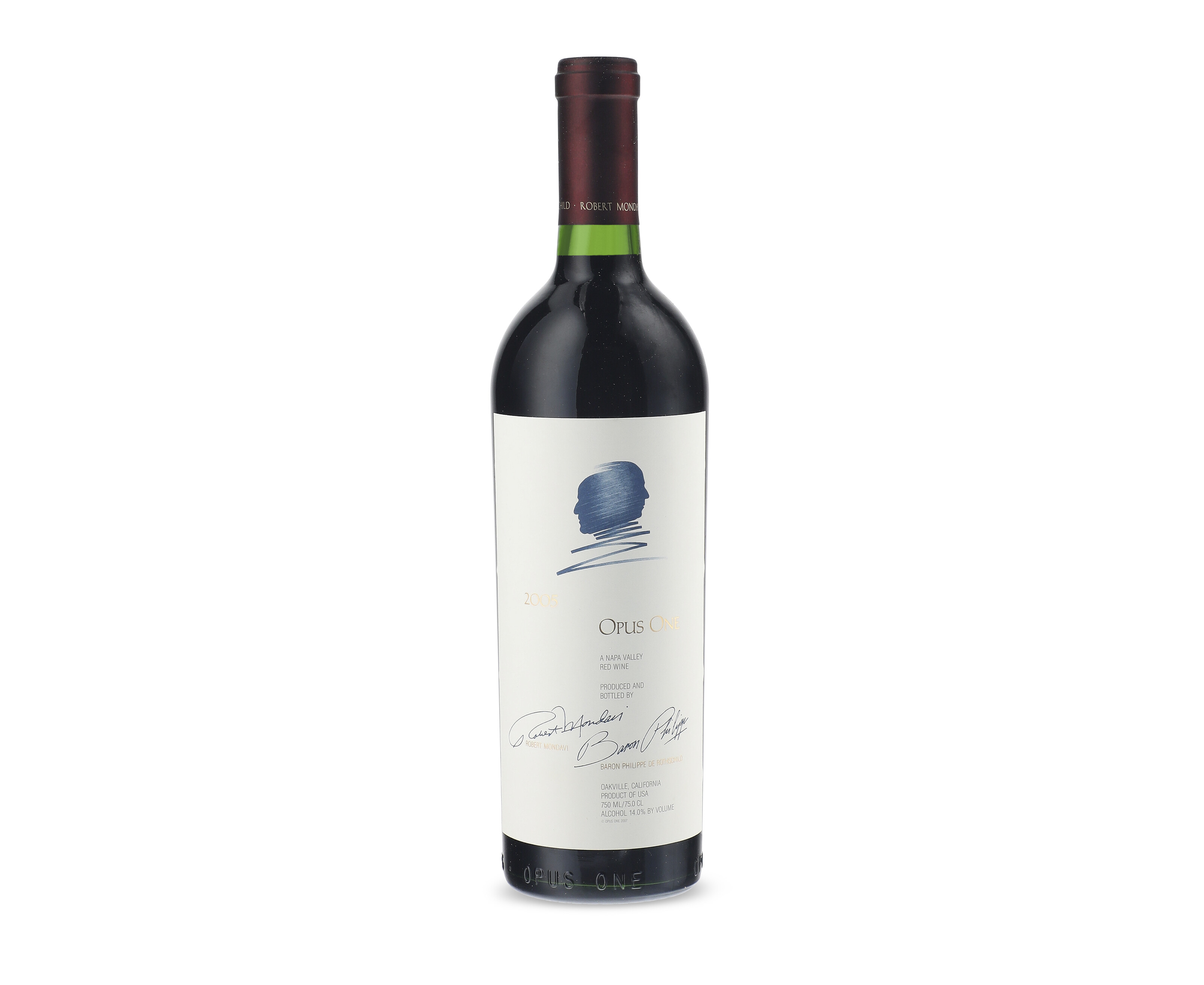 Opus One 2005, Napa Valley2 slight signs of old seepage, 1 slightly ...