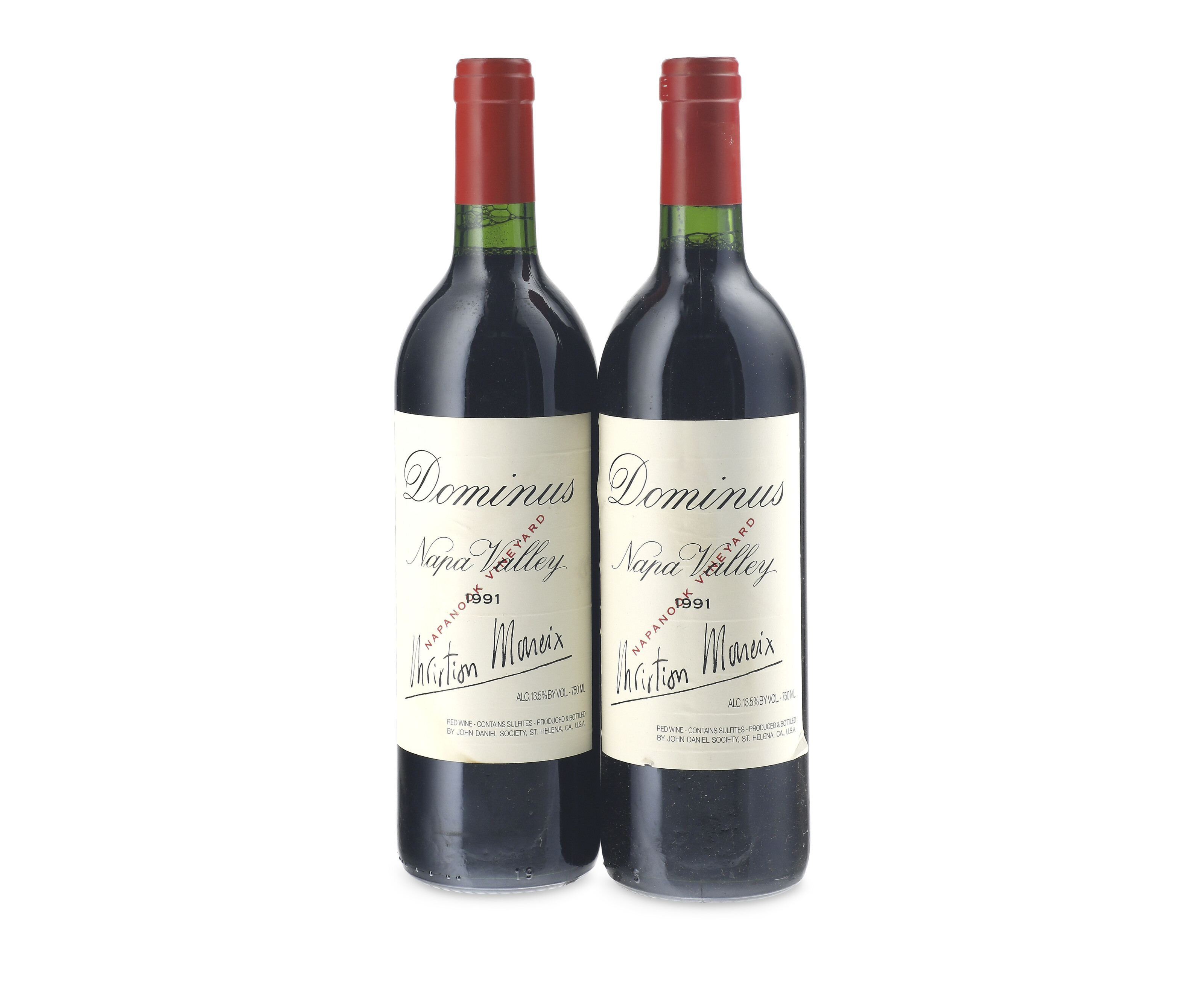 Dominus 1991, Napa Valley u.bn, crinkled labels | Christie’s