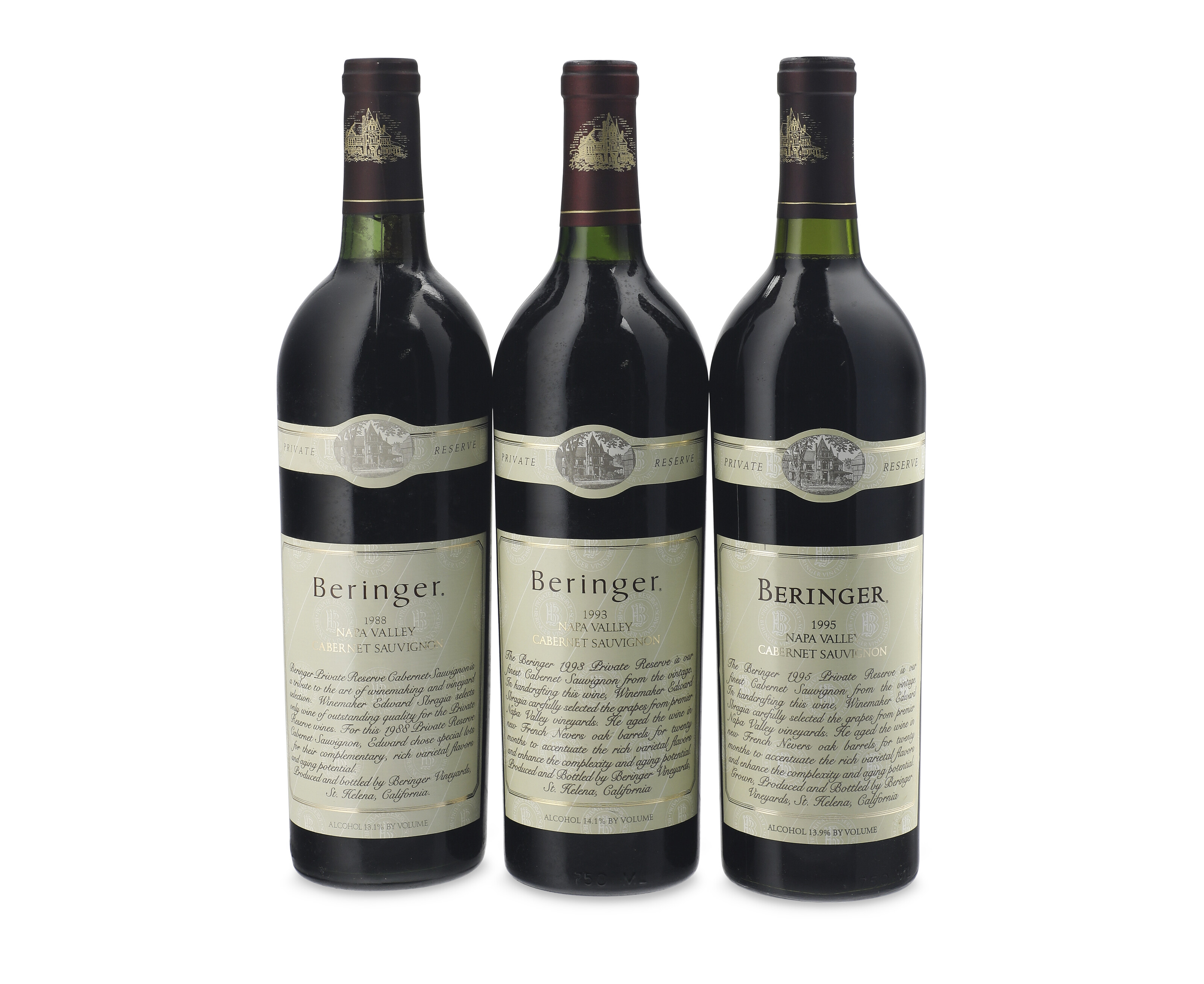 Beringer, Private Reserve Cabernet Sauvignon, Napa Valley 'Vertical ...