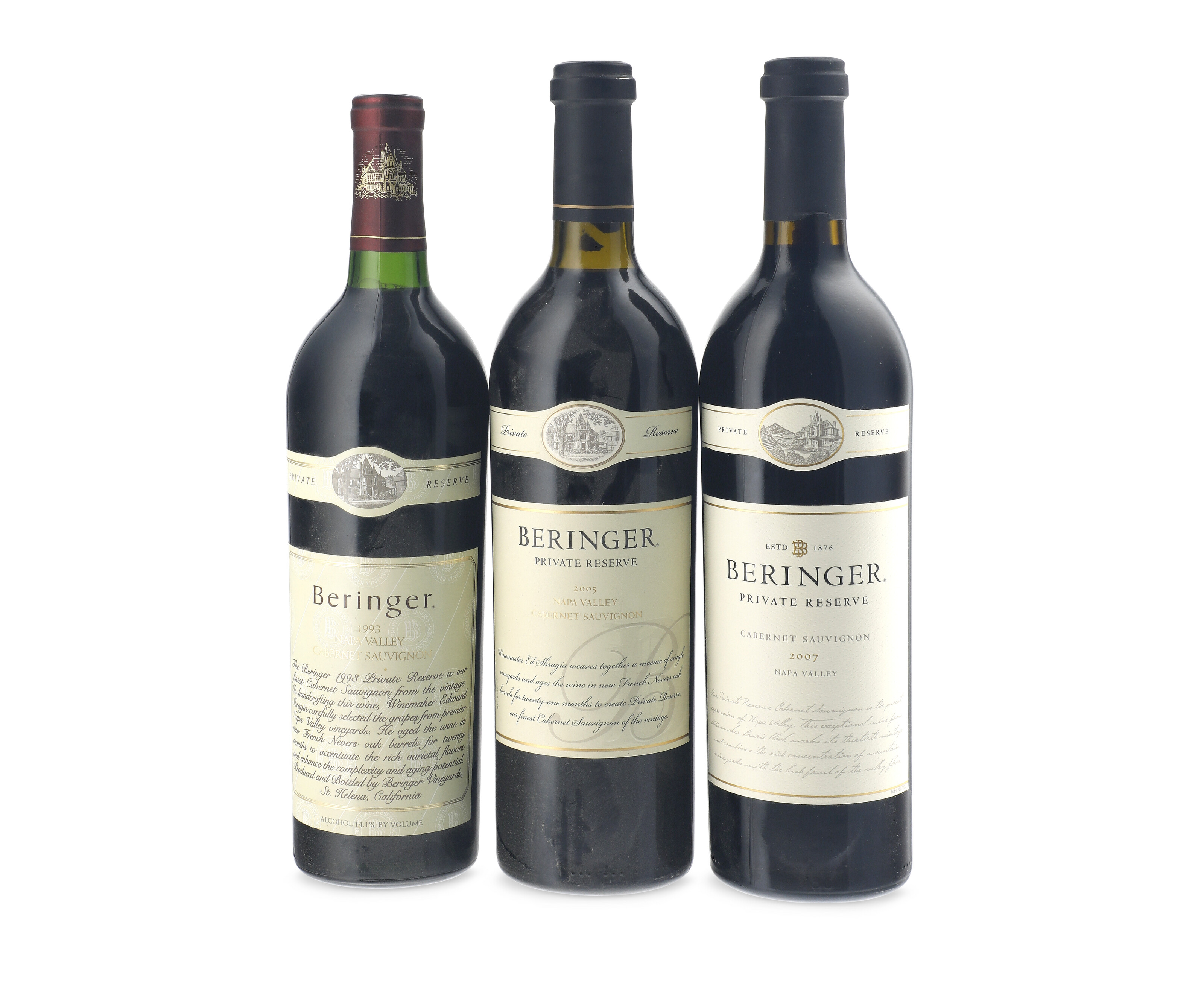 Beringer, Private Reserve Cabernet Sauvignon, Napa Valley 'Vertical ...