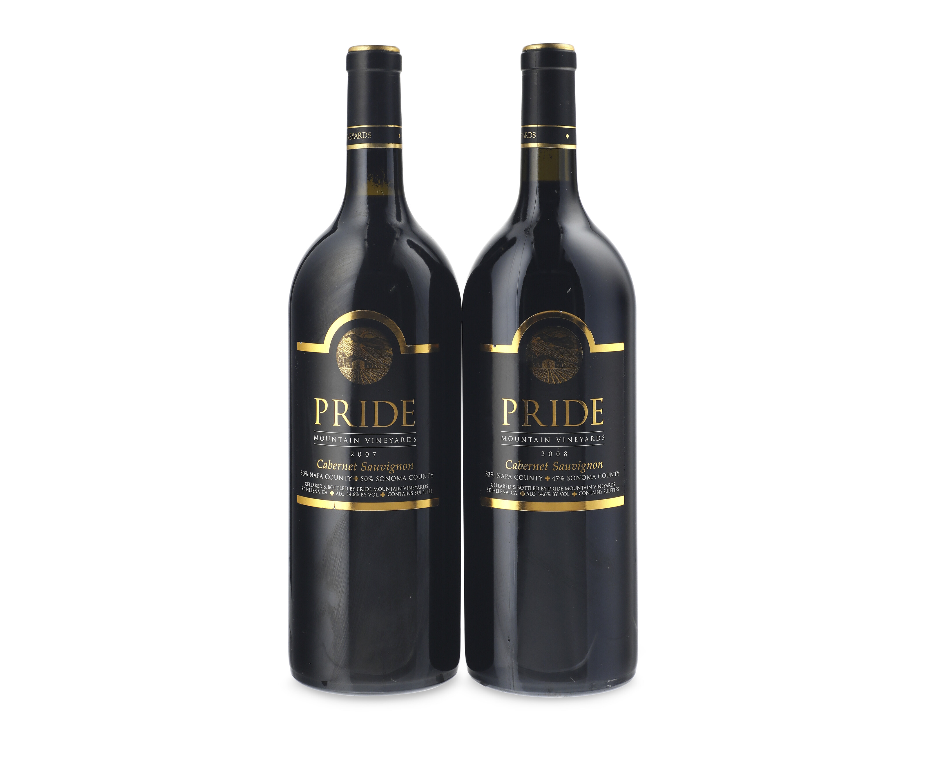 Pride Mountain Vineyards, Pride Mountain Cabernet Sauvignon 'Vertical ...