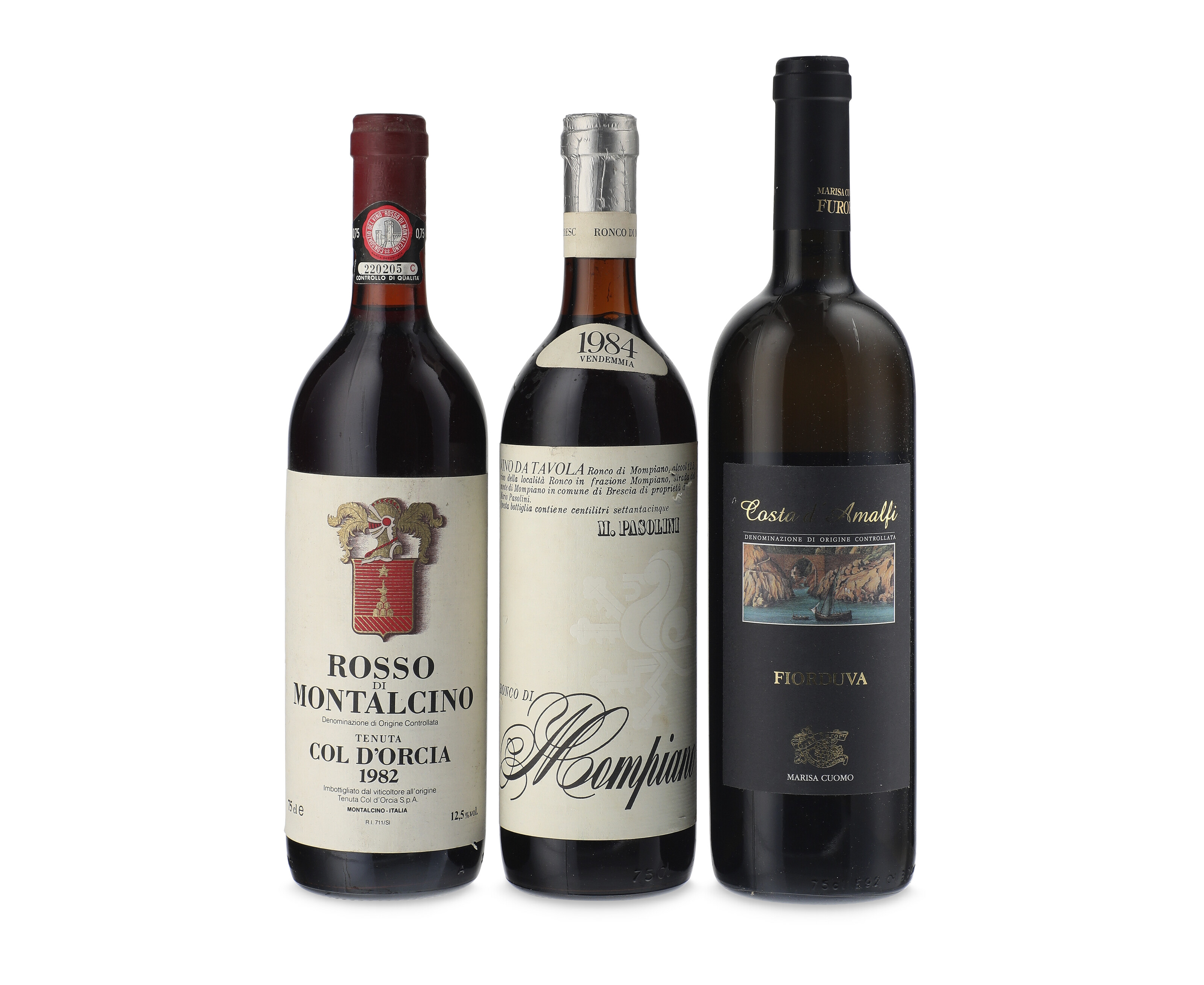 Mixed Italian Red Wine | 1982 - 2011, Col d'Orcia Rosso Montalcino 1982 ...