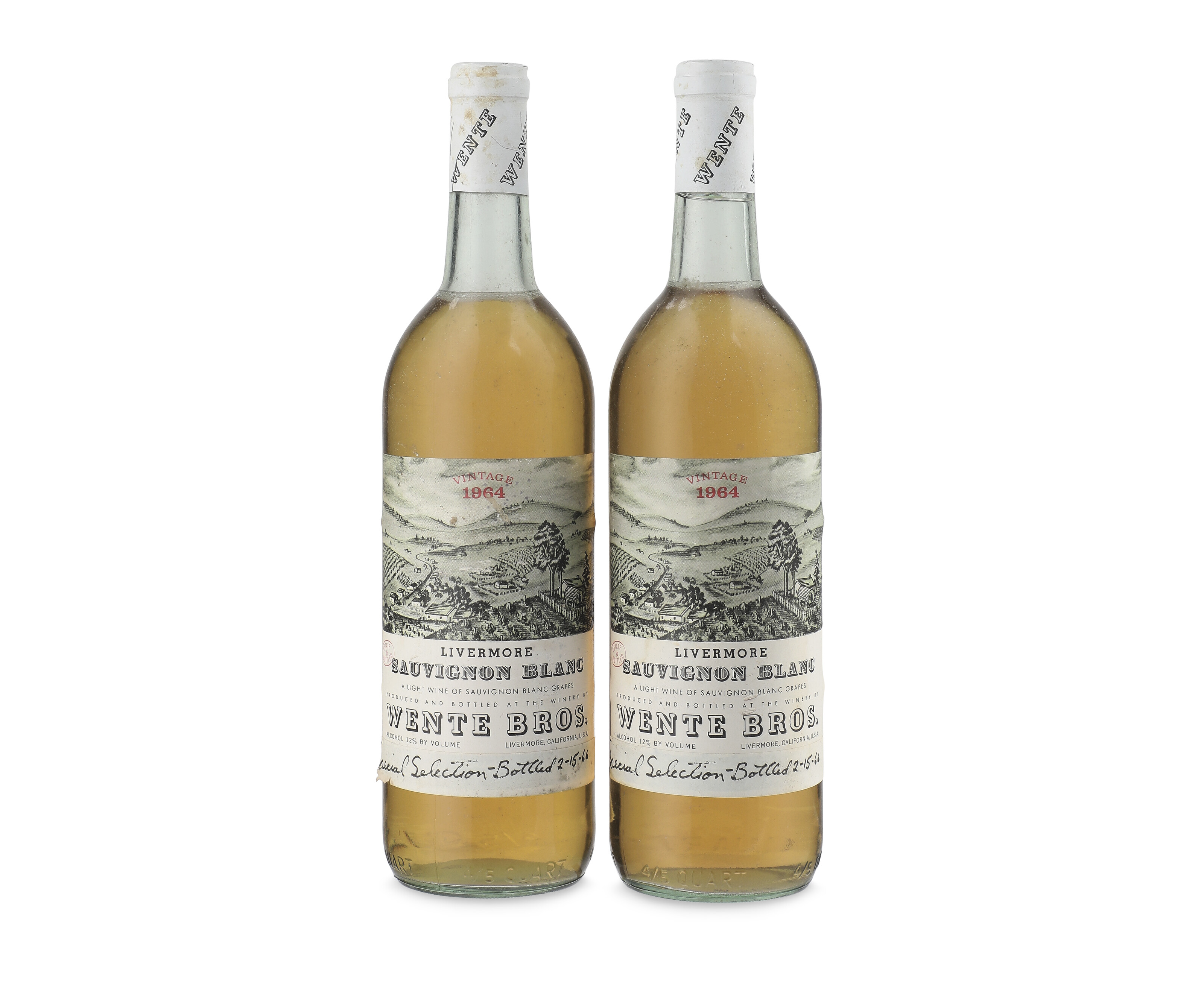 Wente Livermore Sauvignon Blanc, Special Selection 1964, Californiau.ts ...