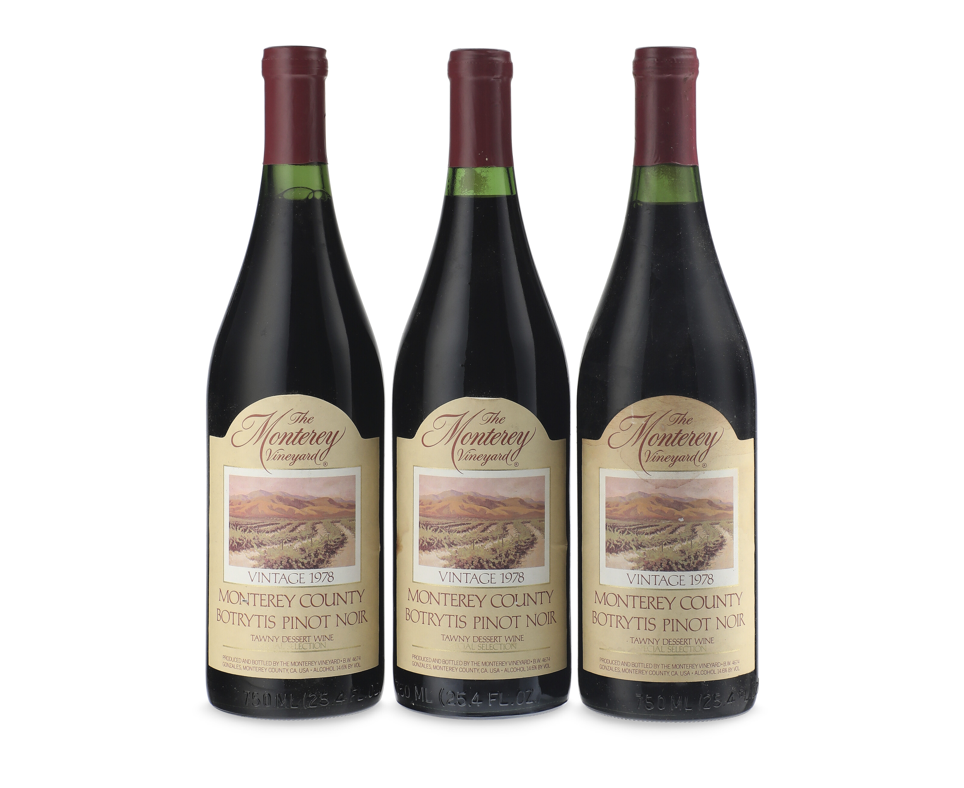 The Monterey Vineyard Pinot Noir Botrytis Tawny Dessert Wine Special ...