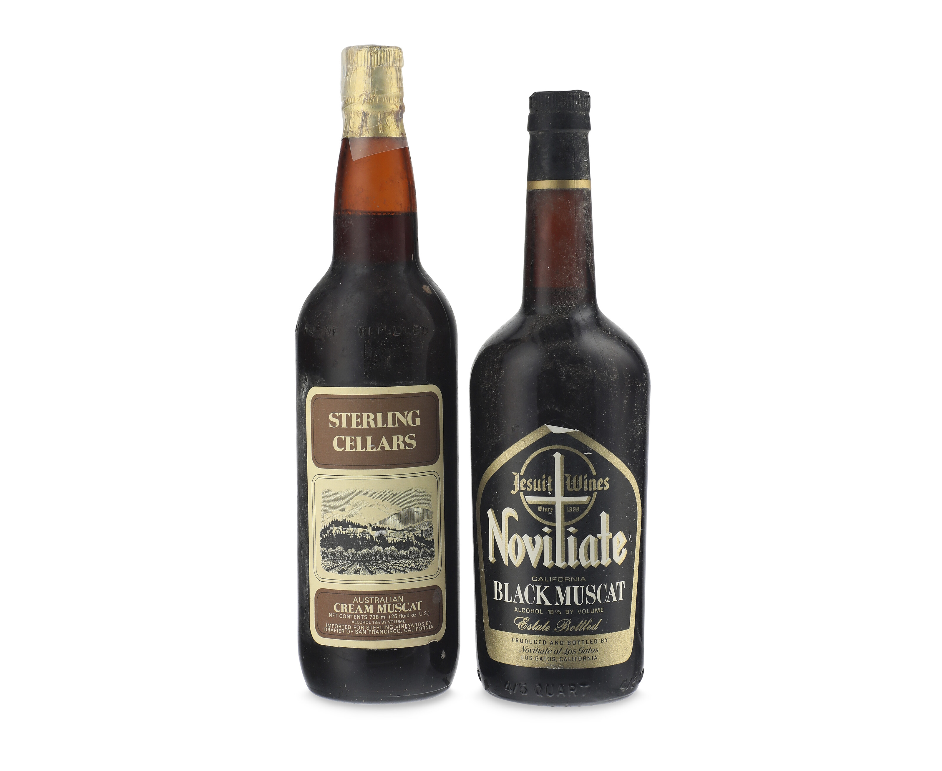 Mixed Muscat | NV, Sterling Cream Muscat (1 Bottle) level into neck ...