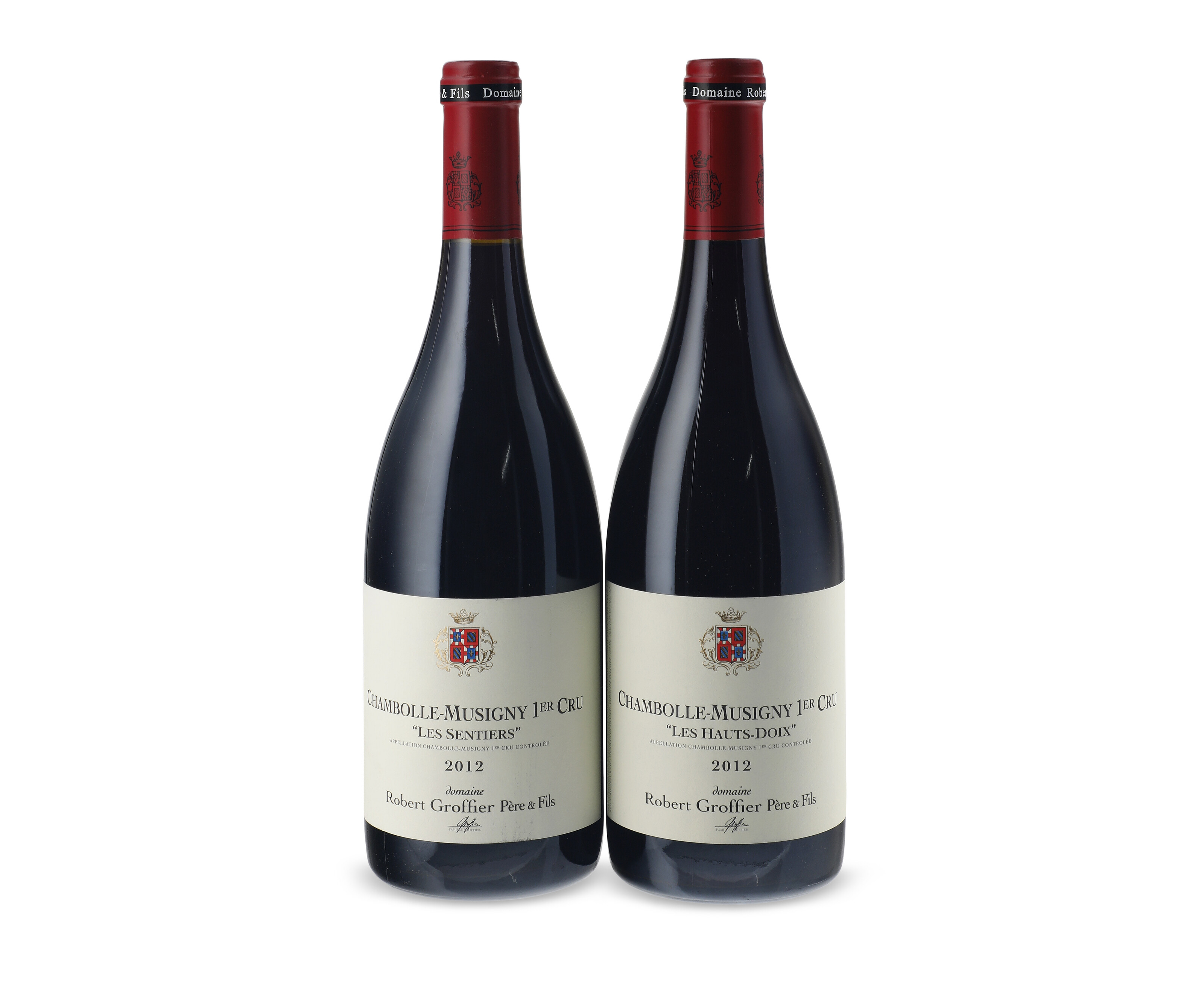 Mixed Lot | Robert Groffier | Premier Cru | 2012, Robert Groffier, Chambolle-Musigny, Les Hauts ...