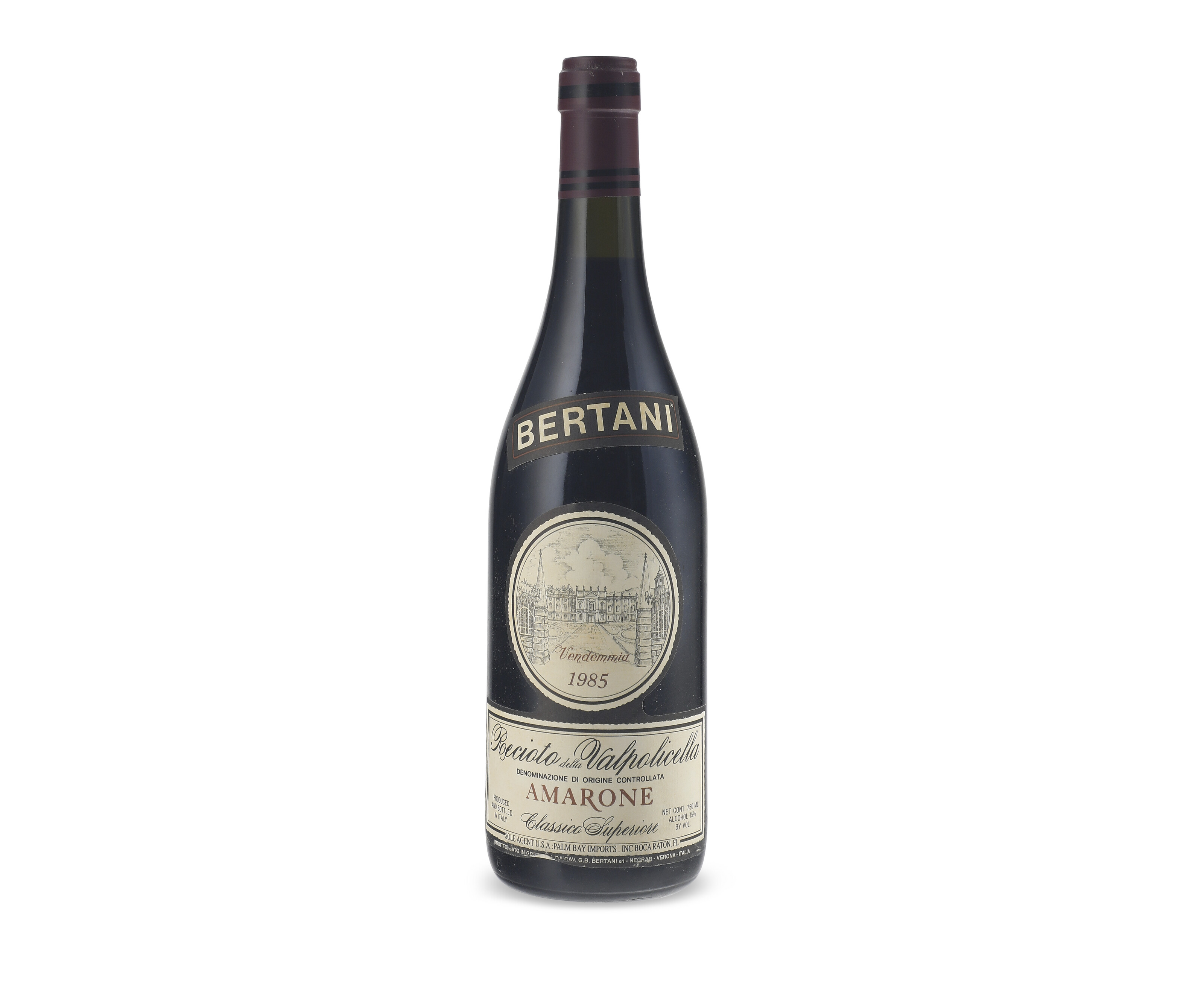 Bertani, Amarone Recioto della Valpolicella Classico Superiore 1985 ...