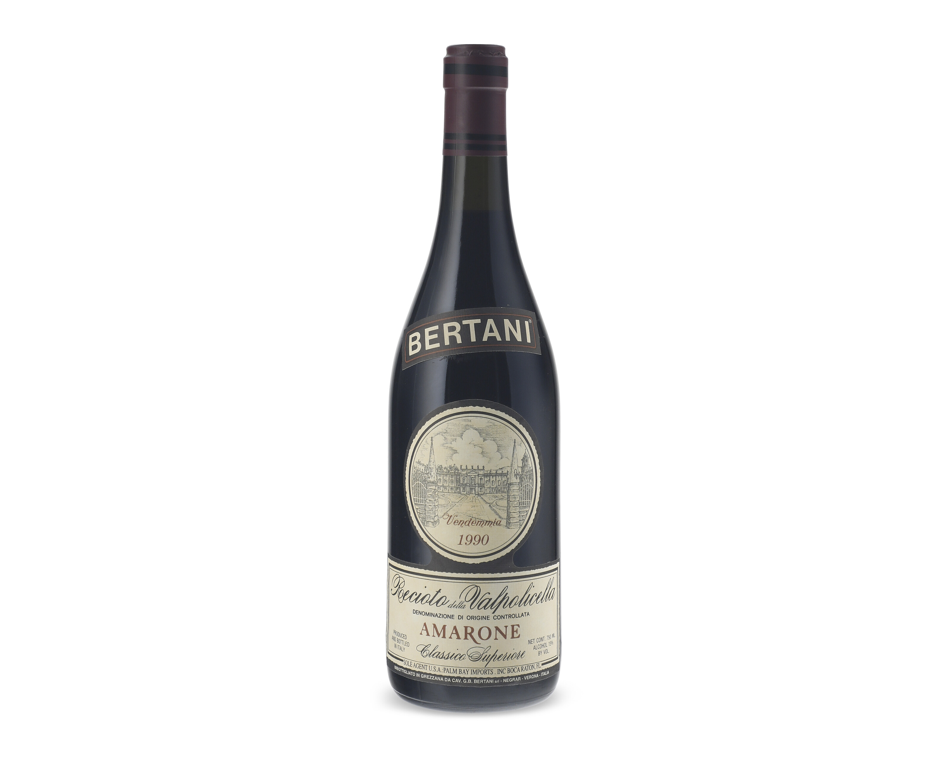 Bertani, Amarone Recioto della Valpolicella Classico Superiore 1990 ...