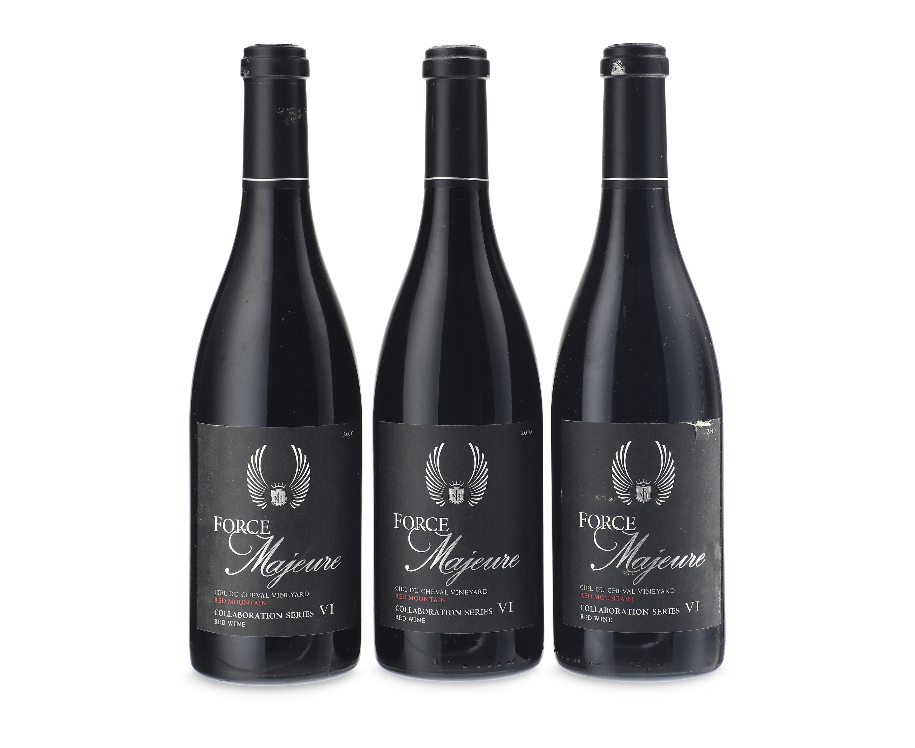 Force Majeure Proprietary Red Ciel du Cheval Vineyard Collaboration Series VI 2010, Washington ...
