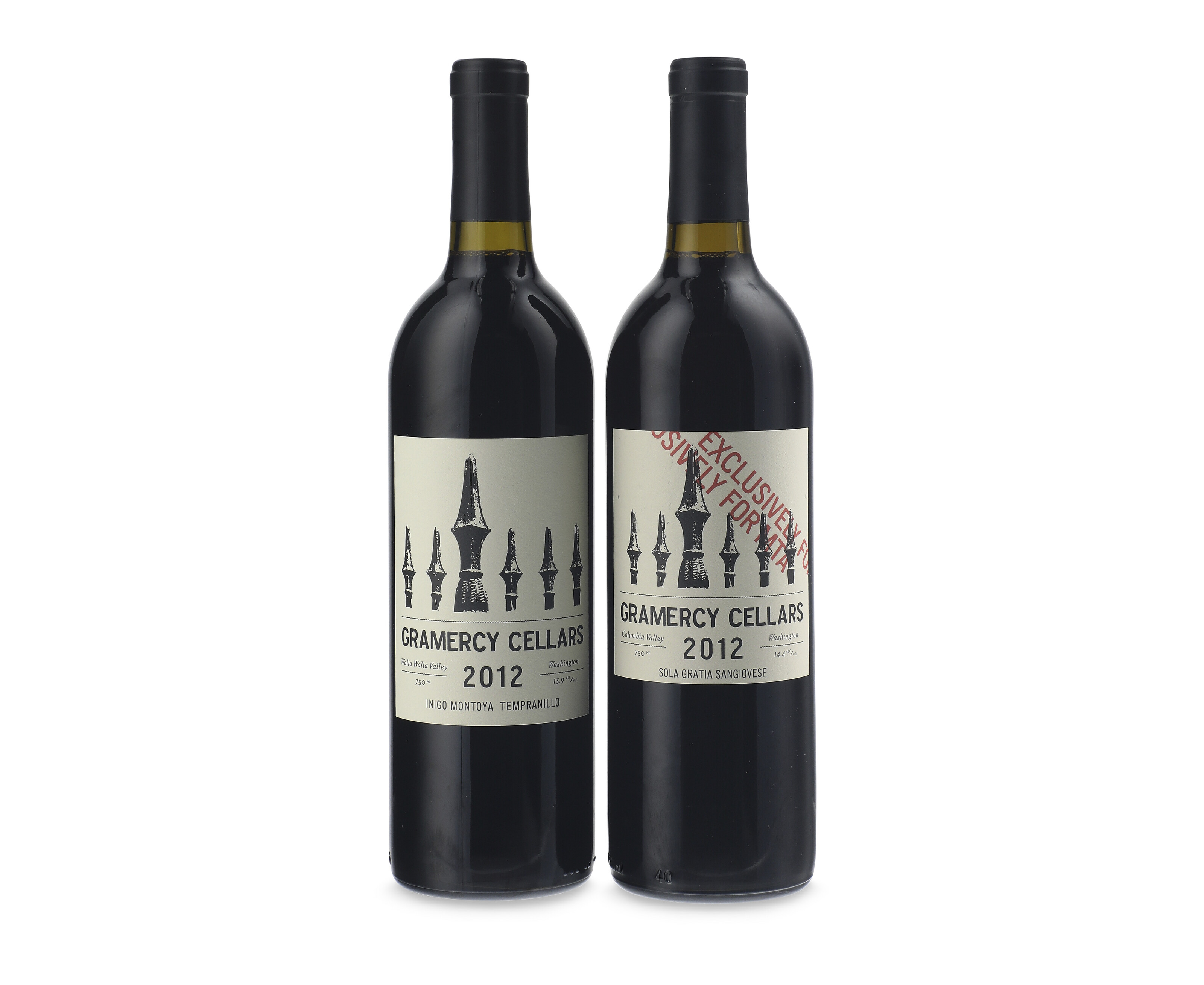 Mixed Lot | Gramercy Cellars | 2012, Gramercy Cellars, Sola Gratia ...