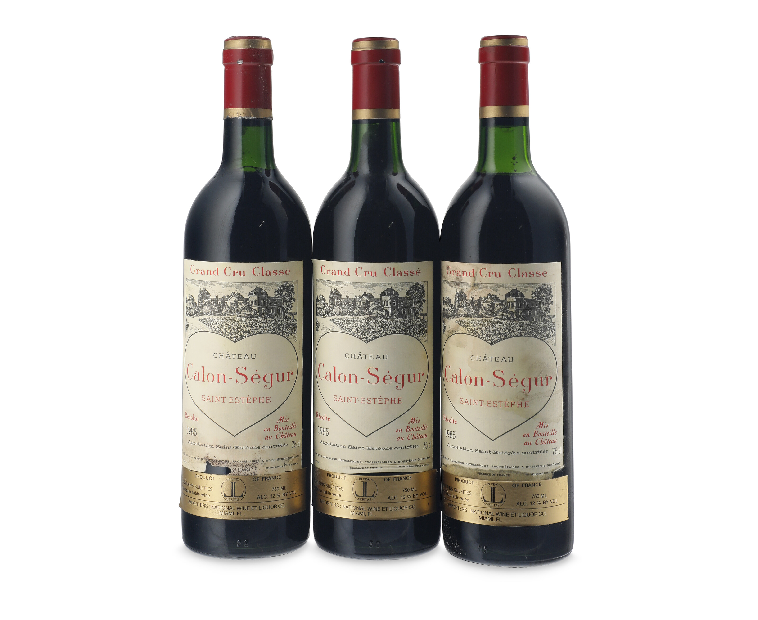 Château Calon Segur 1985, Saint-Estèphe, 3ème Cru Classéu.5bn, 4us ...
