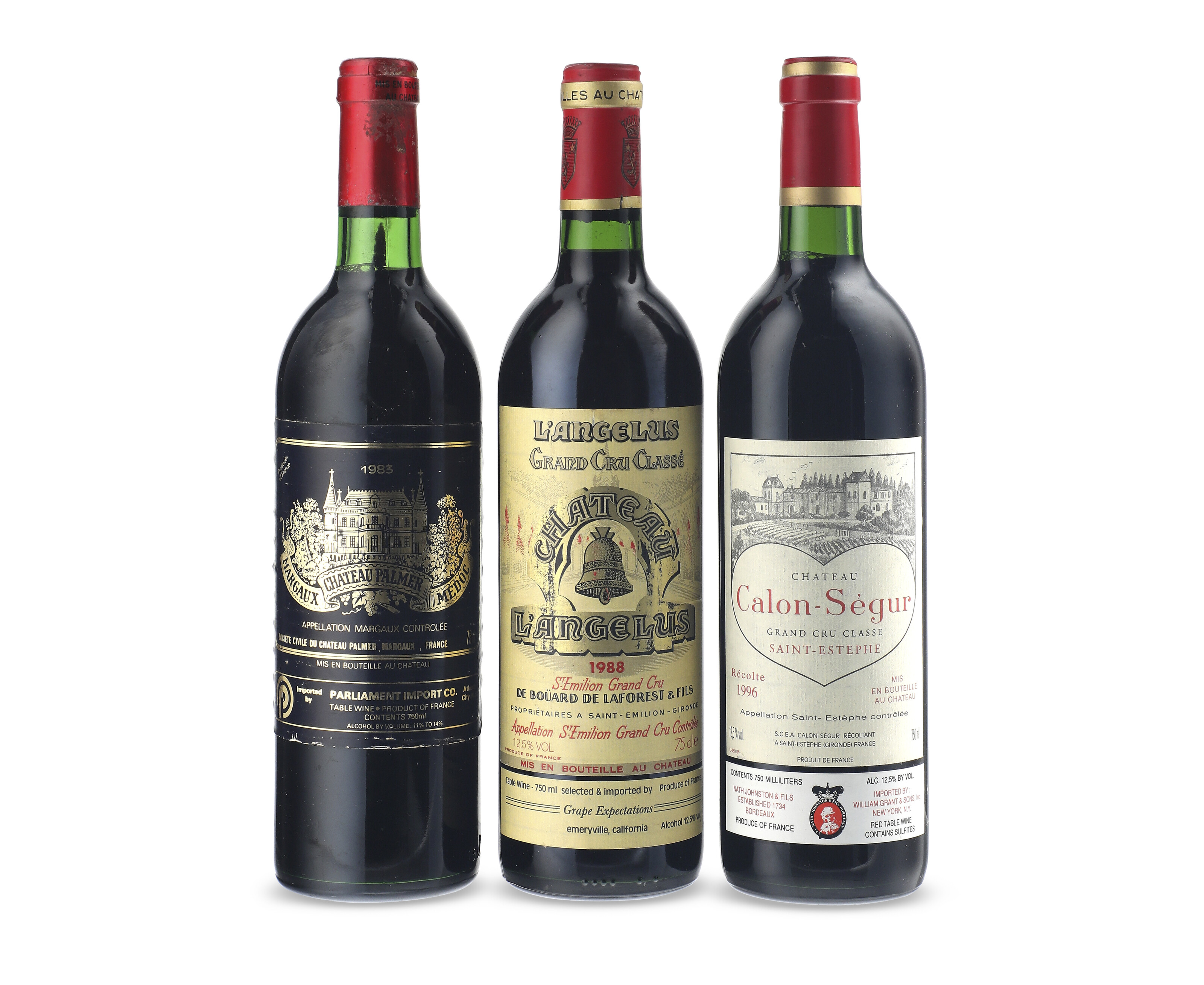 Mixed Lot | Bordeaux | 1982 - 2008, Château Calon Segur 1982 (1 Bottle ...