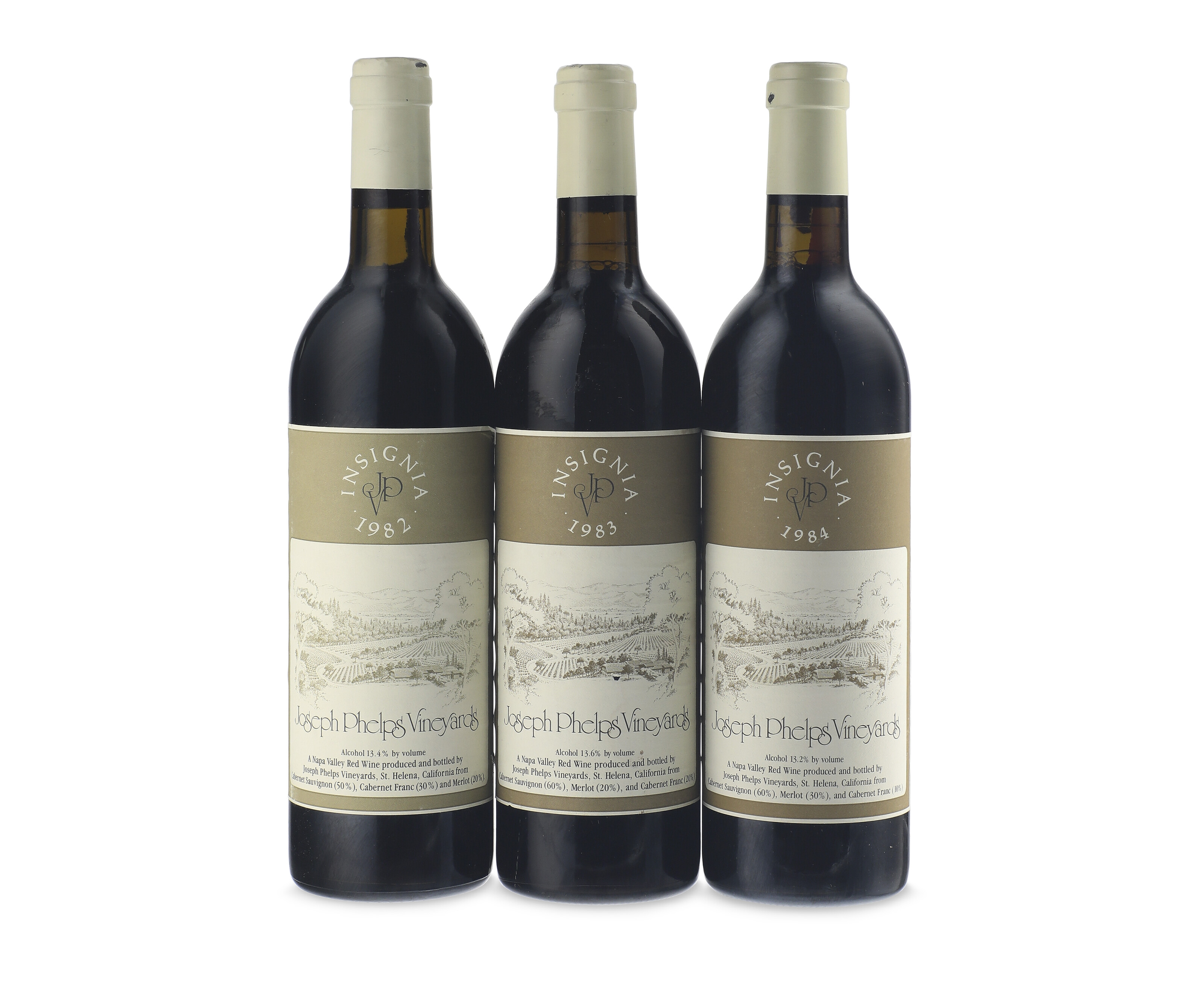 Joseph Phelps, Insignia 'Vertical' | 1981 - 1988, Joseph Phelps, InsigniaNapa Valley1981 (1 ...