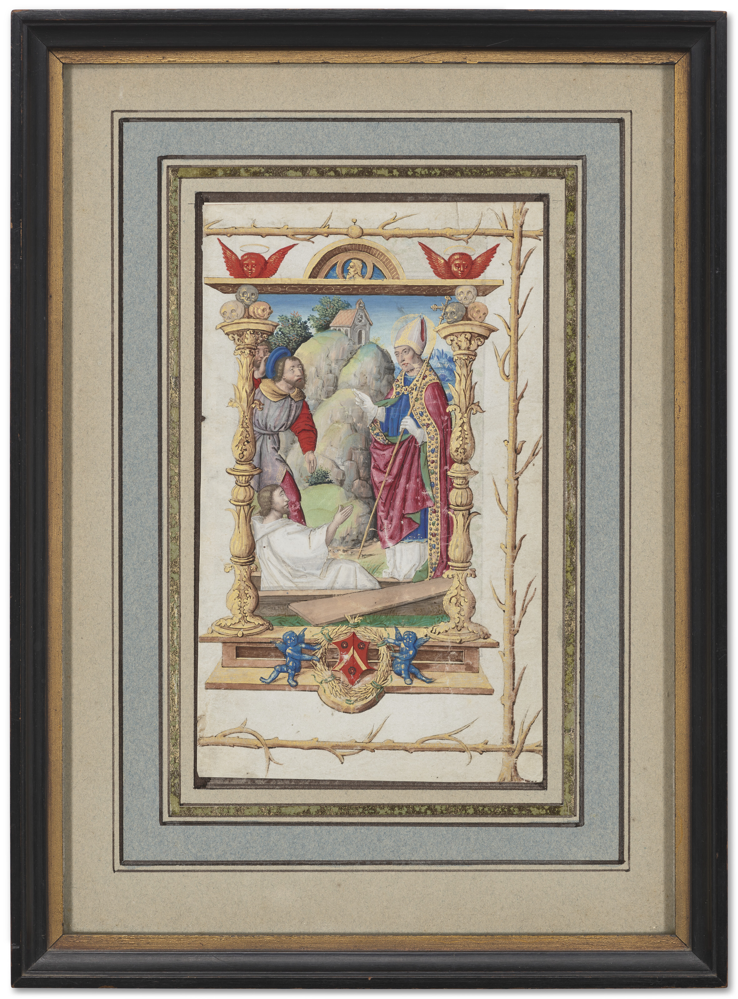 St Claude, from the Hours of Jean Lallemant the Elder, Jean Pichore (fl ...