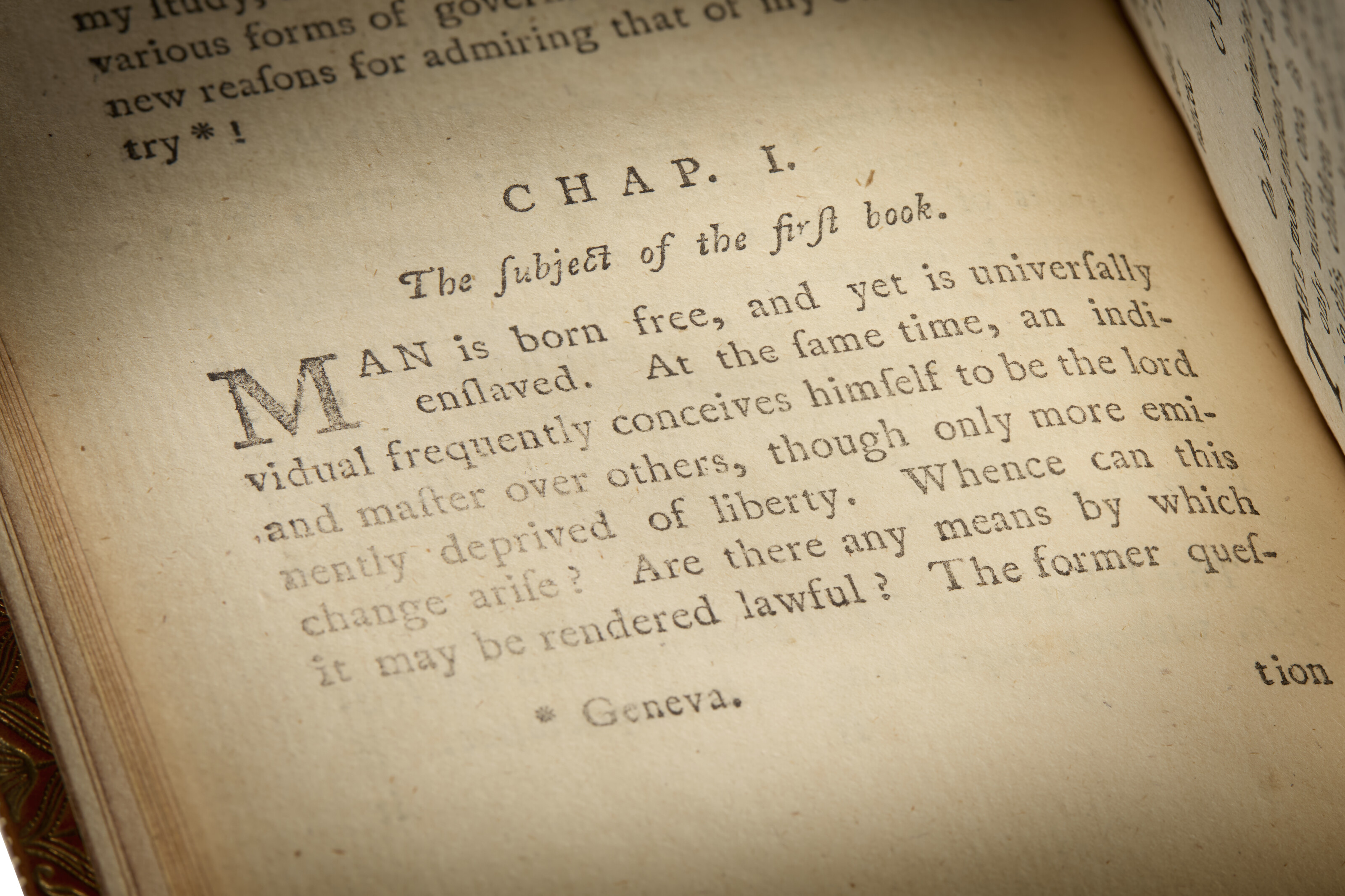 A Treatise on the Social Compact, Jean-Jacques Rousseau, 1764 | Christie’s
