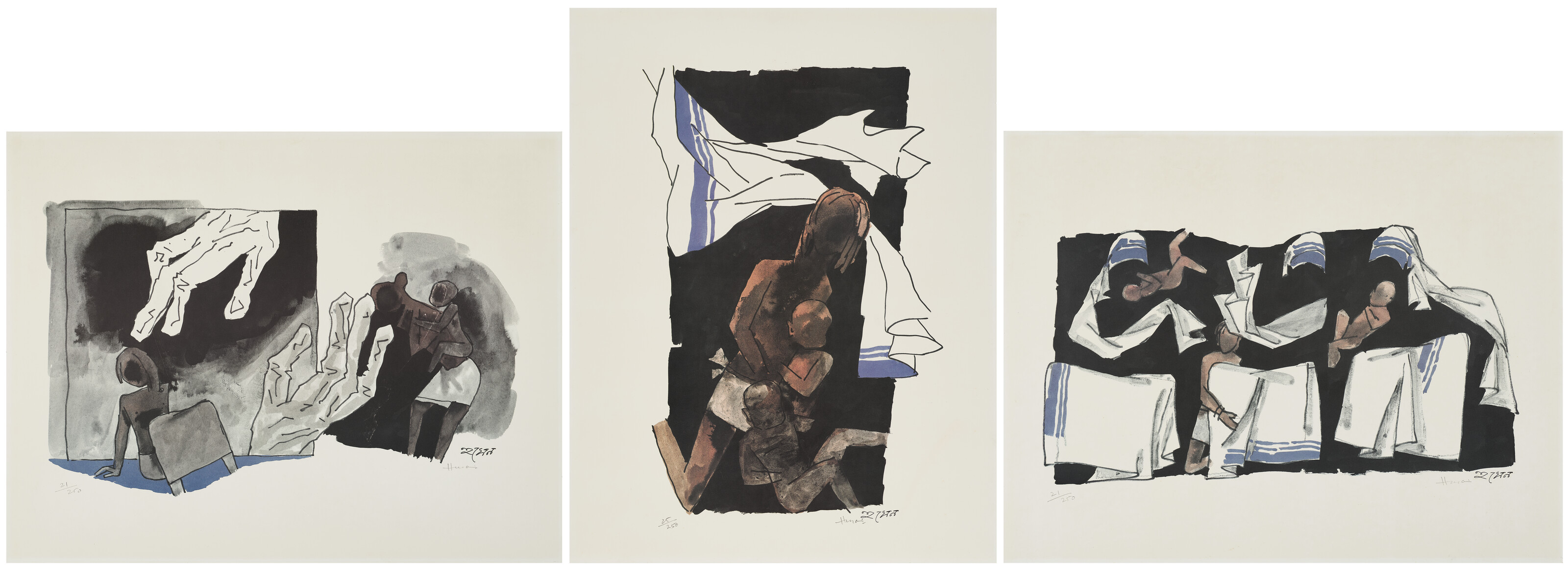MAQBOOL FIDA HUSAIN (1913-2011), Untitled (Mother Teresa Series ...