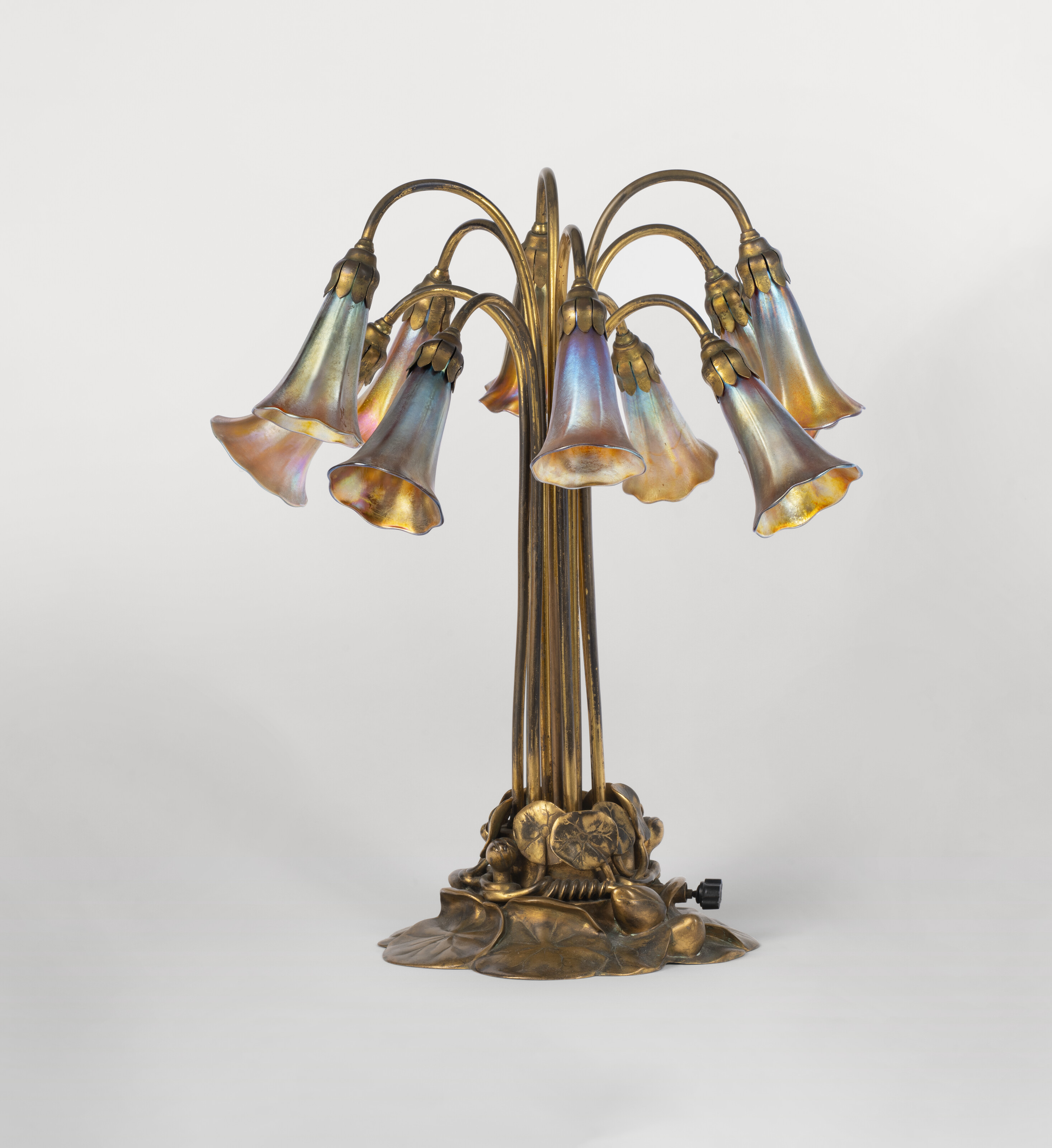 TIFFANY STUDIOS, Ten-Light 'Lily' Table Lamp, circa 1915 | Christie’s