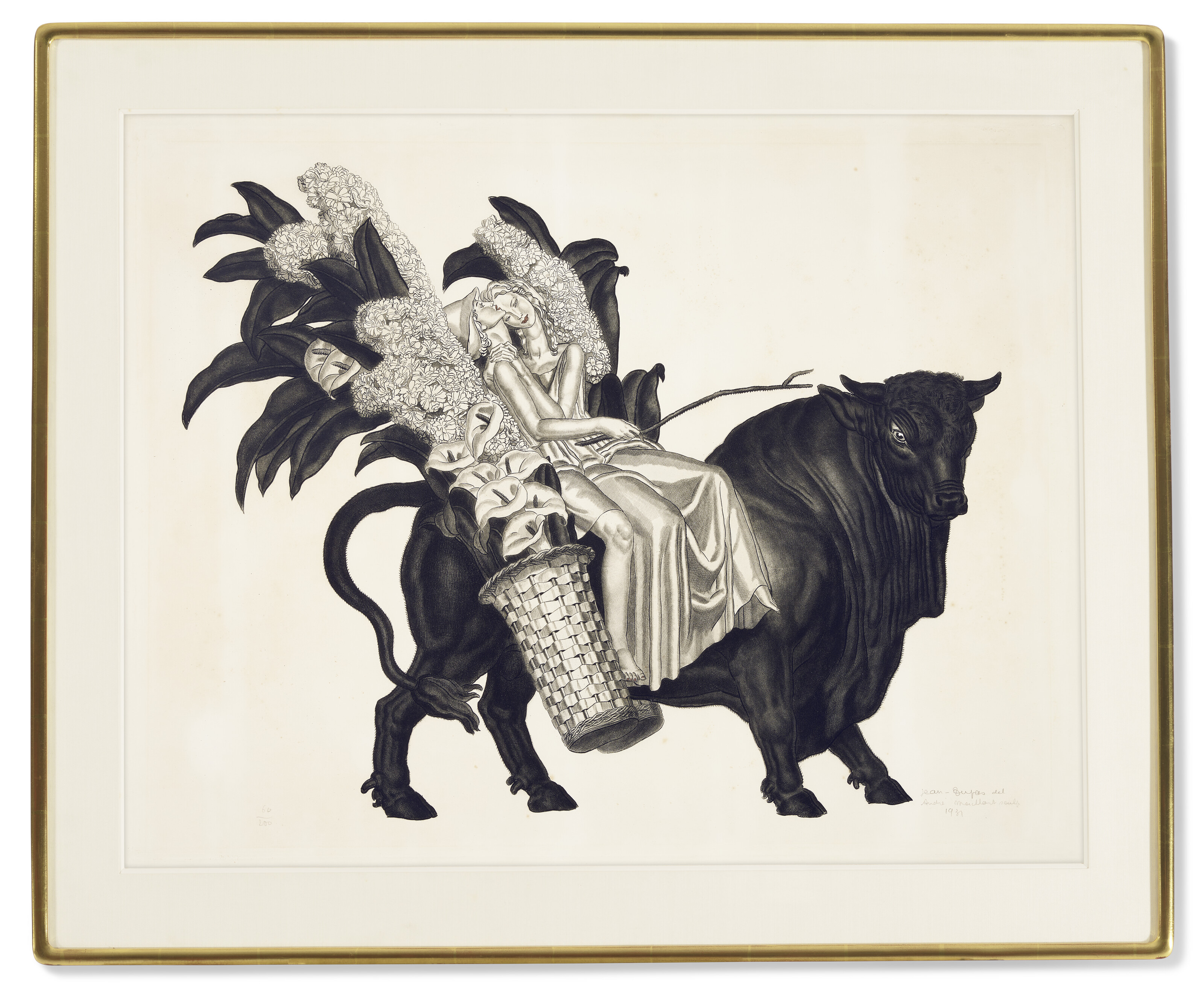 JEAN DUPAS (1882 1964) AND ANDRÉ MAILLART (1886-1951), 'L'Enlèvement d ...