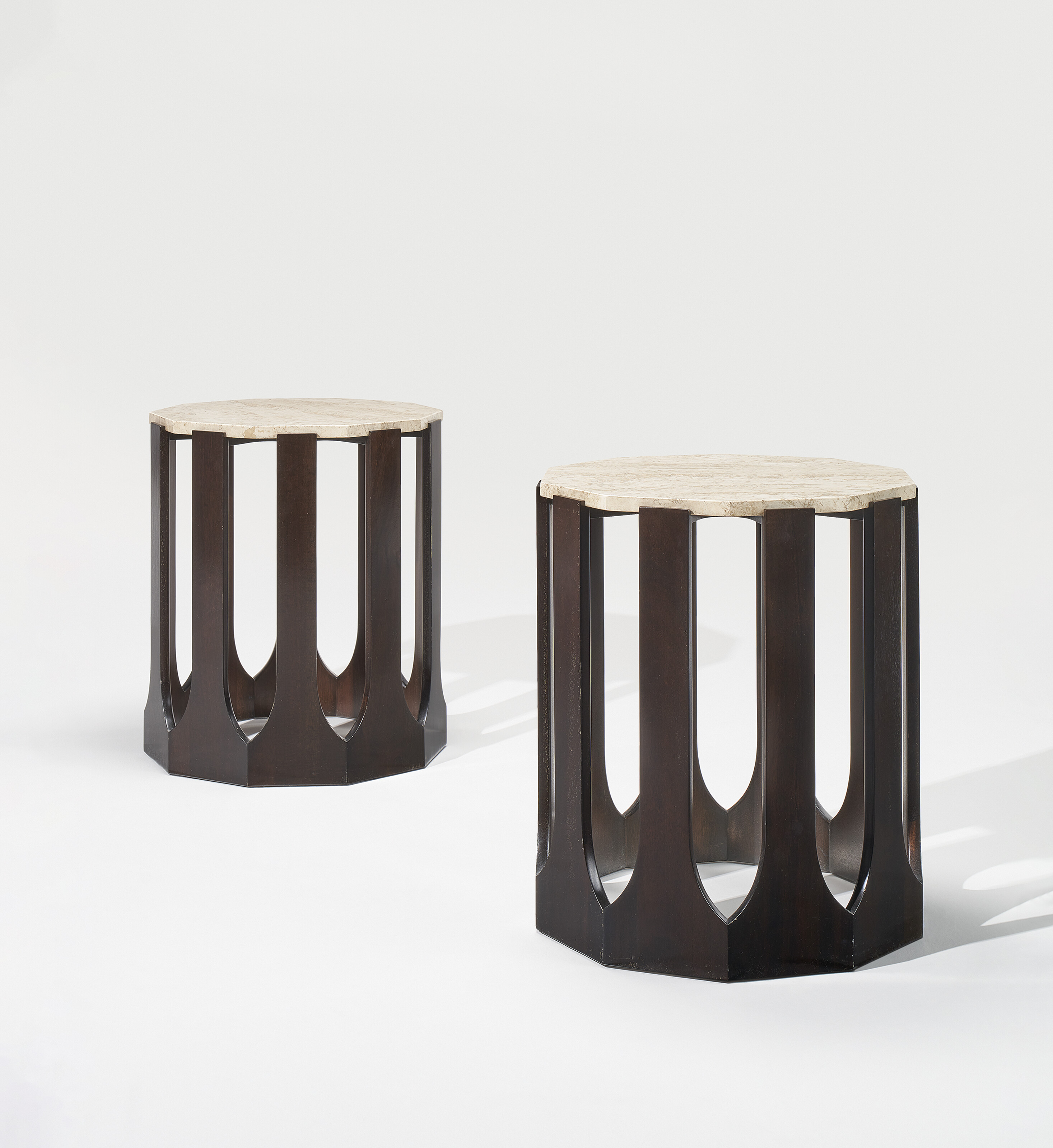HARVEY PROBBER (1922-2003), Pair of Side Tables, designed circa 1950 ...
