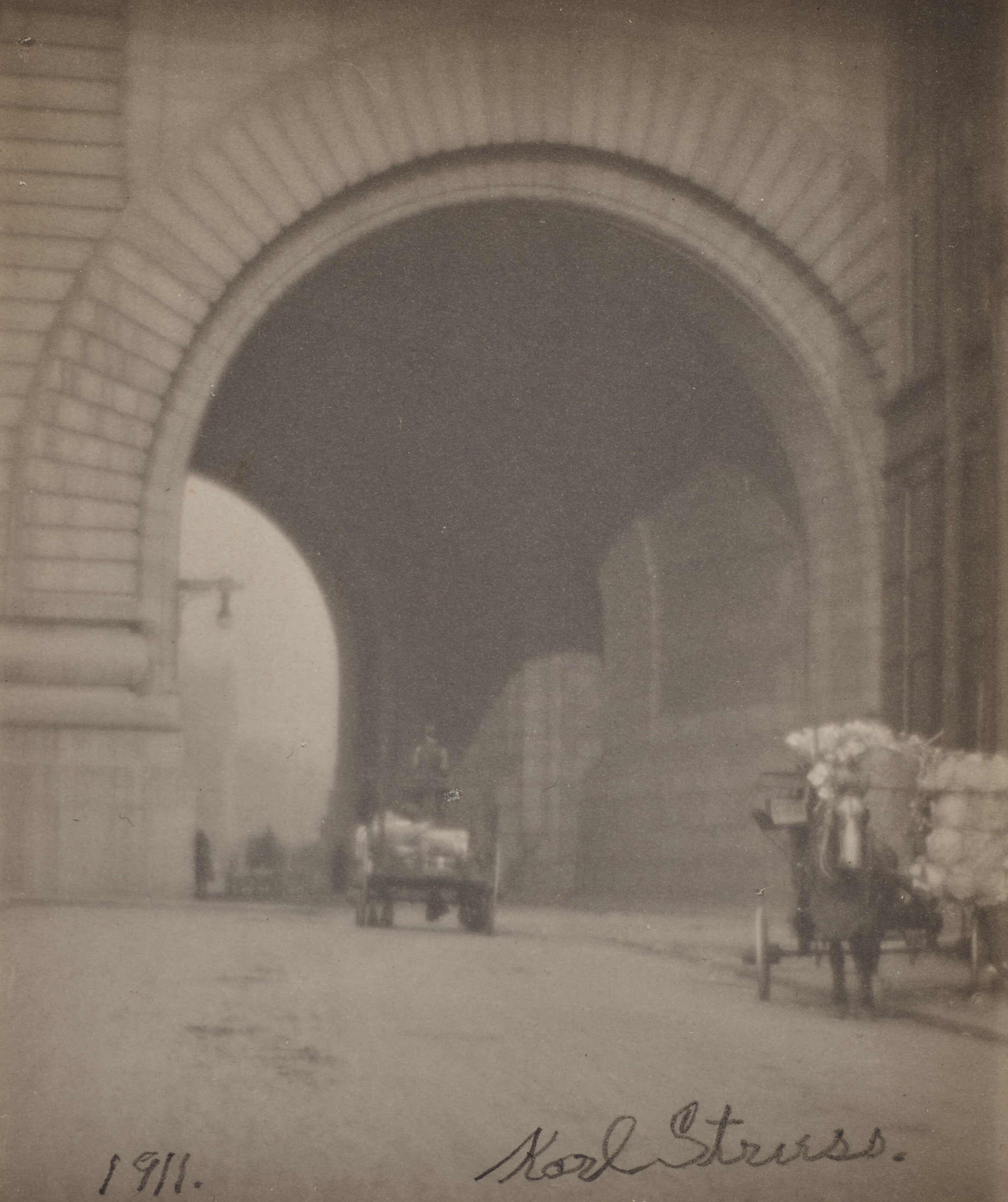 KARL STRUSS (1886–1981), Tunnel on 1st Avenue Under Blackwell's Island ...