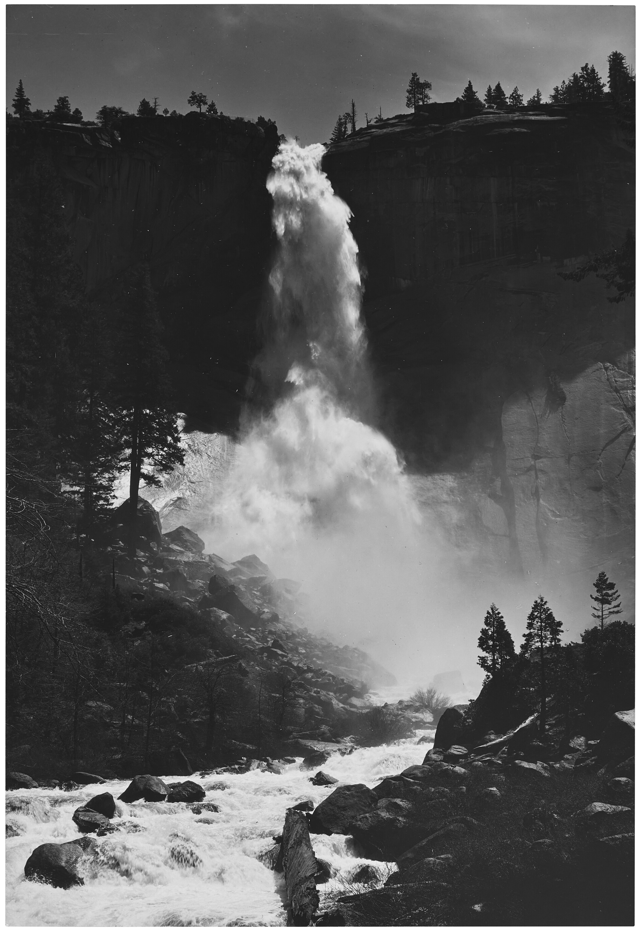 ANSEL ADAMS (1902–1984), Nevada Fall, Yosemite National Park, c. 1930 ...