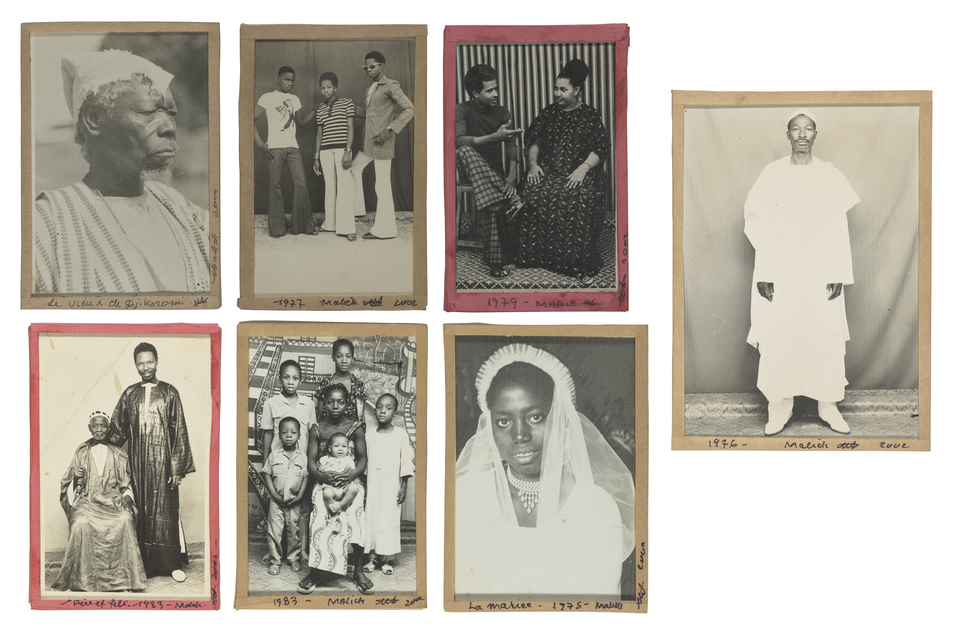 MALICK SIDIBÉ (1936–2016), Seven Studio Portraits, 1975-1983 | Christie’s