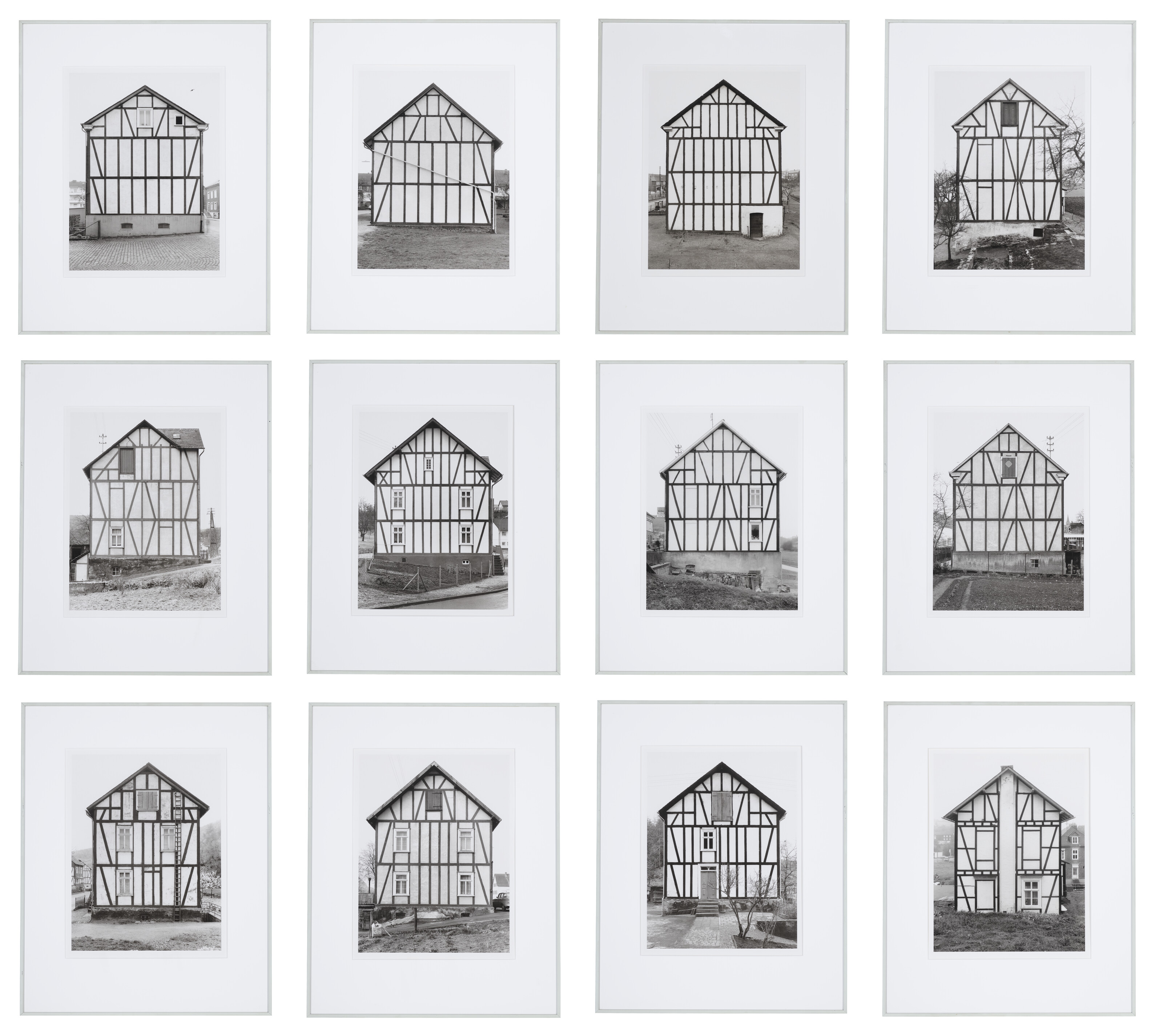 BERND AND HILLA BECHER (1931–2007 and 1934–2015), Twelve Framework ...