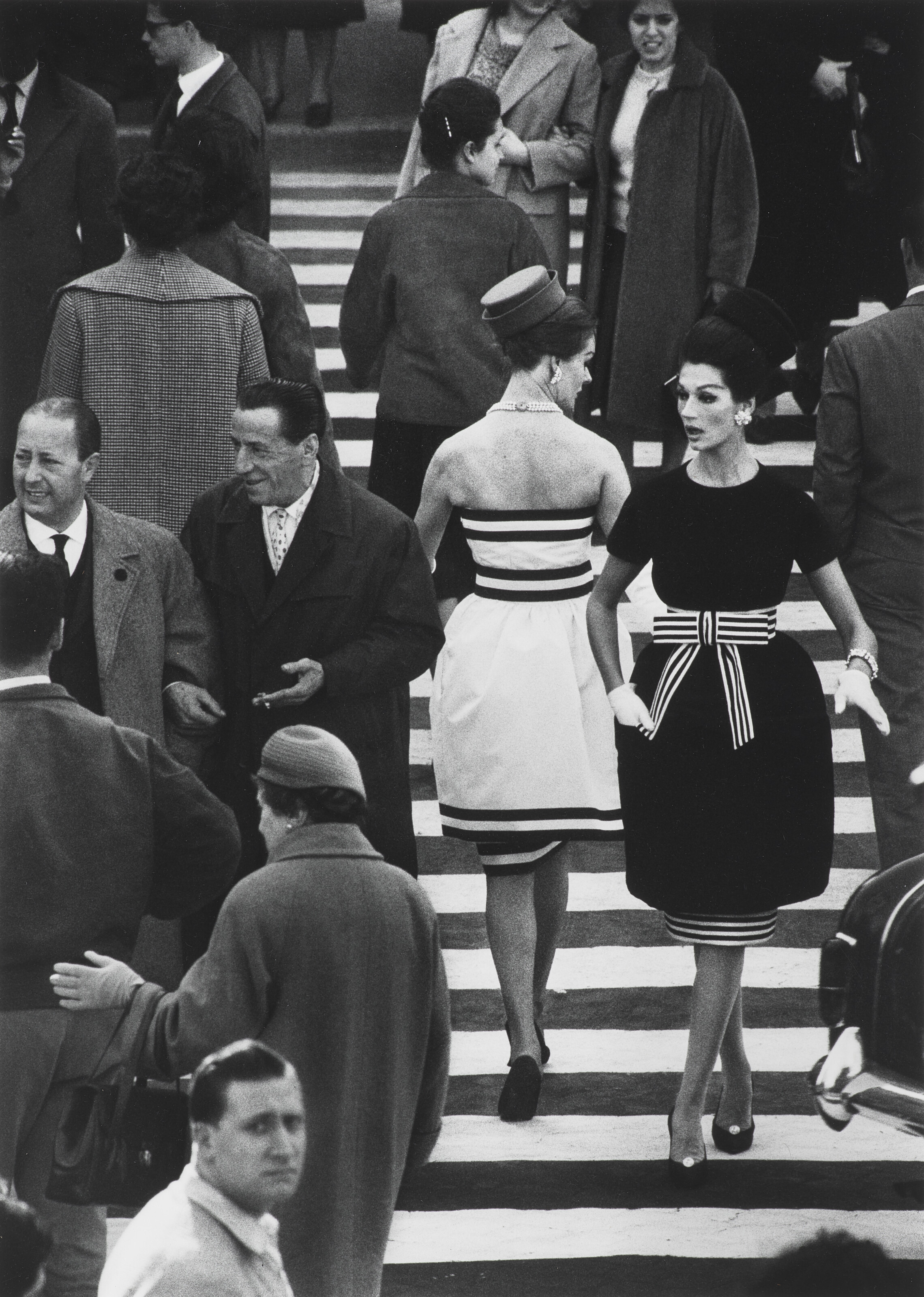 WILLIAM KLEIN (1926-2022), Nina + Simone, Piazza di Spagna, Vogue, Rome ...