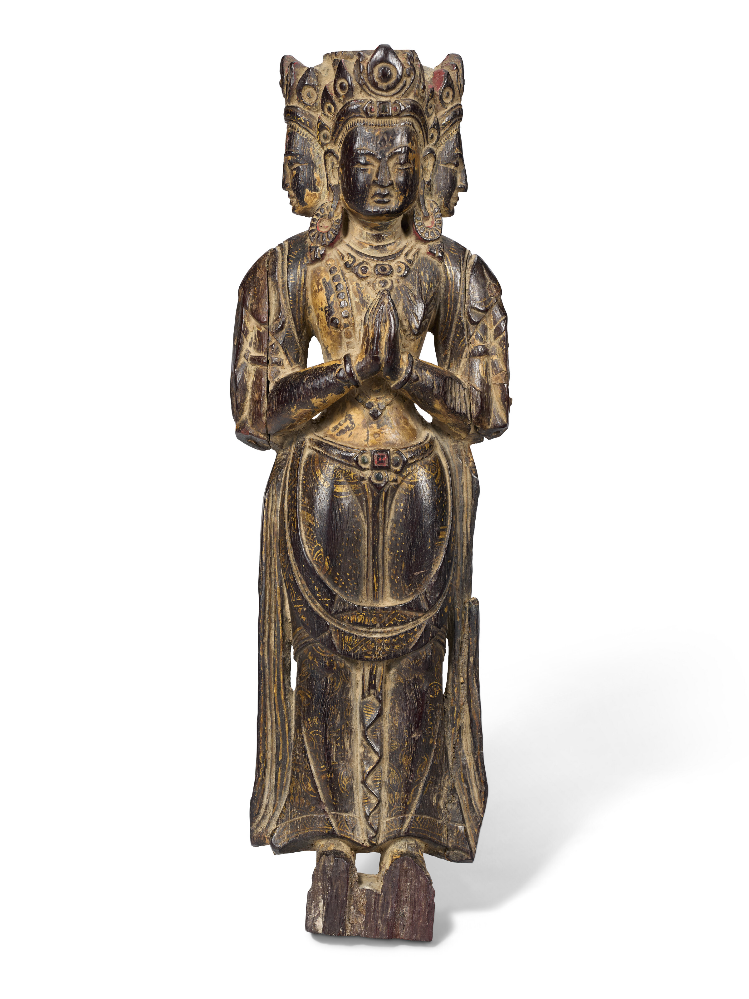 A GILT ZITAN FIGURE OF AVALOKITESVARA, TIBET, 15TH CENTURY | Christie’s