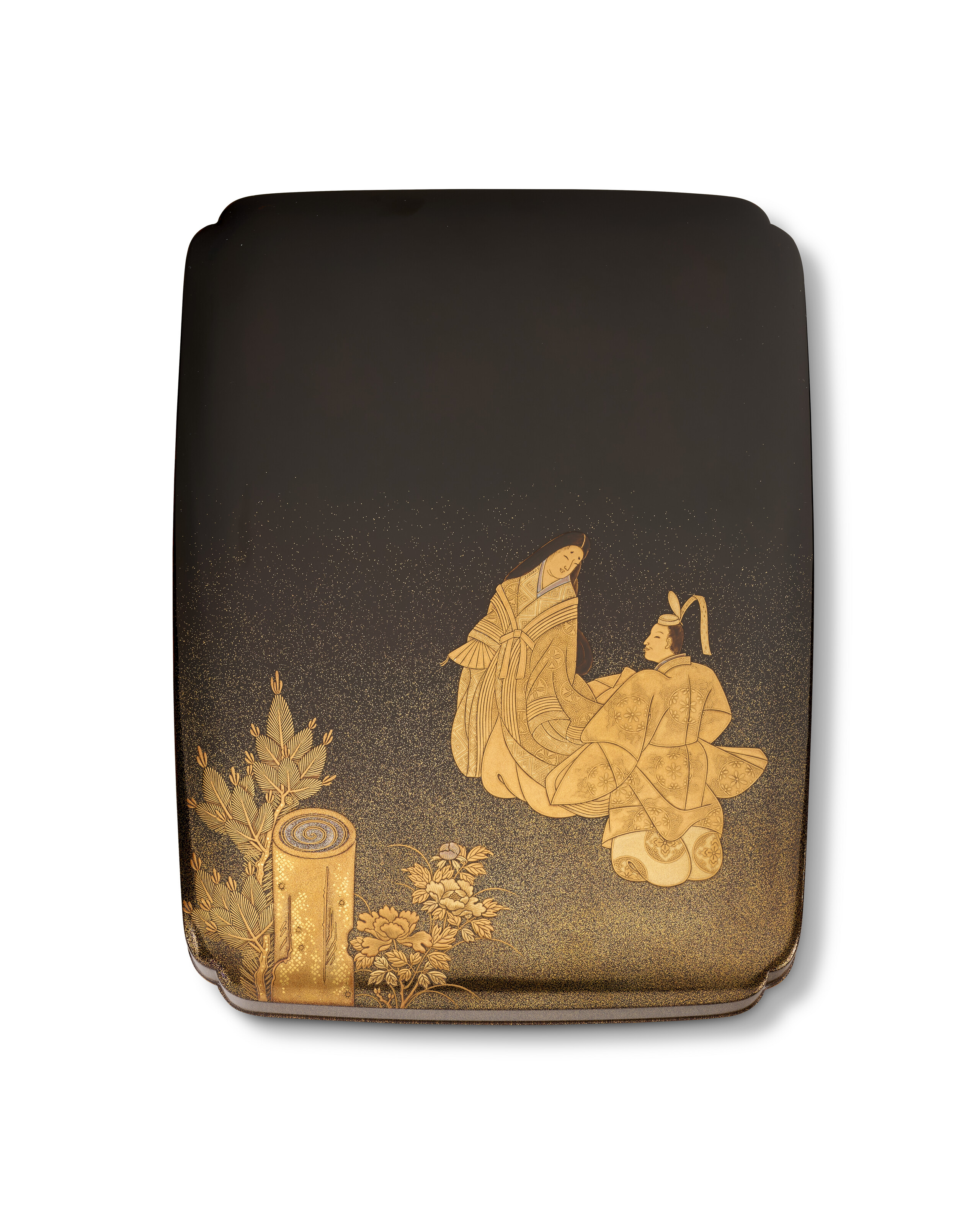 A MOKO-SHAPE LACQUER WRITING BOX (SUZURI-BAKO), JAPAN, EDO-MEIJI PERIOD (19TH CENTURY) | Christie’s